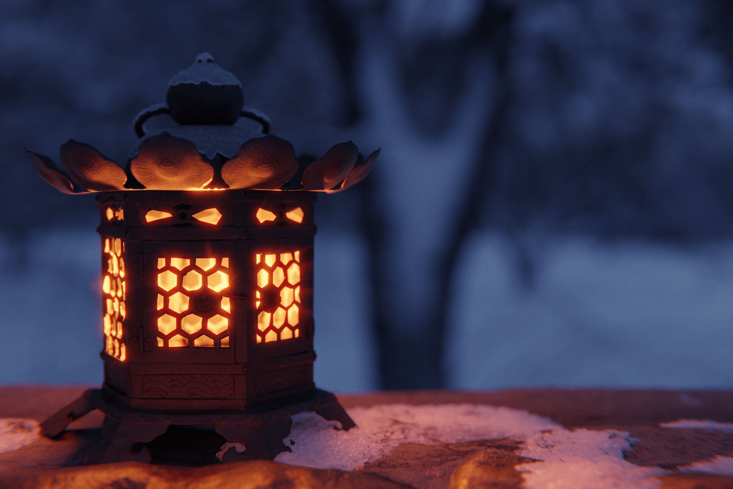 Snow against a Black Background · Free Stock Photo
