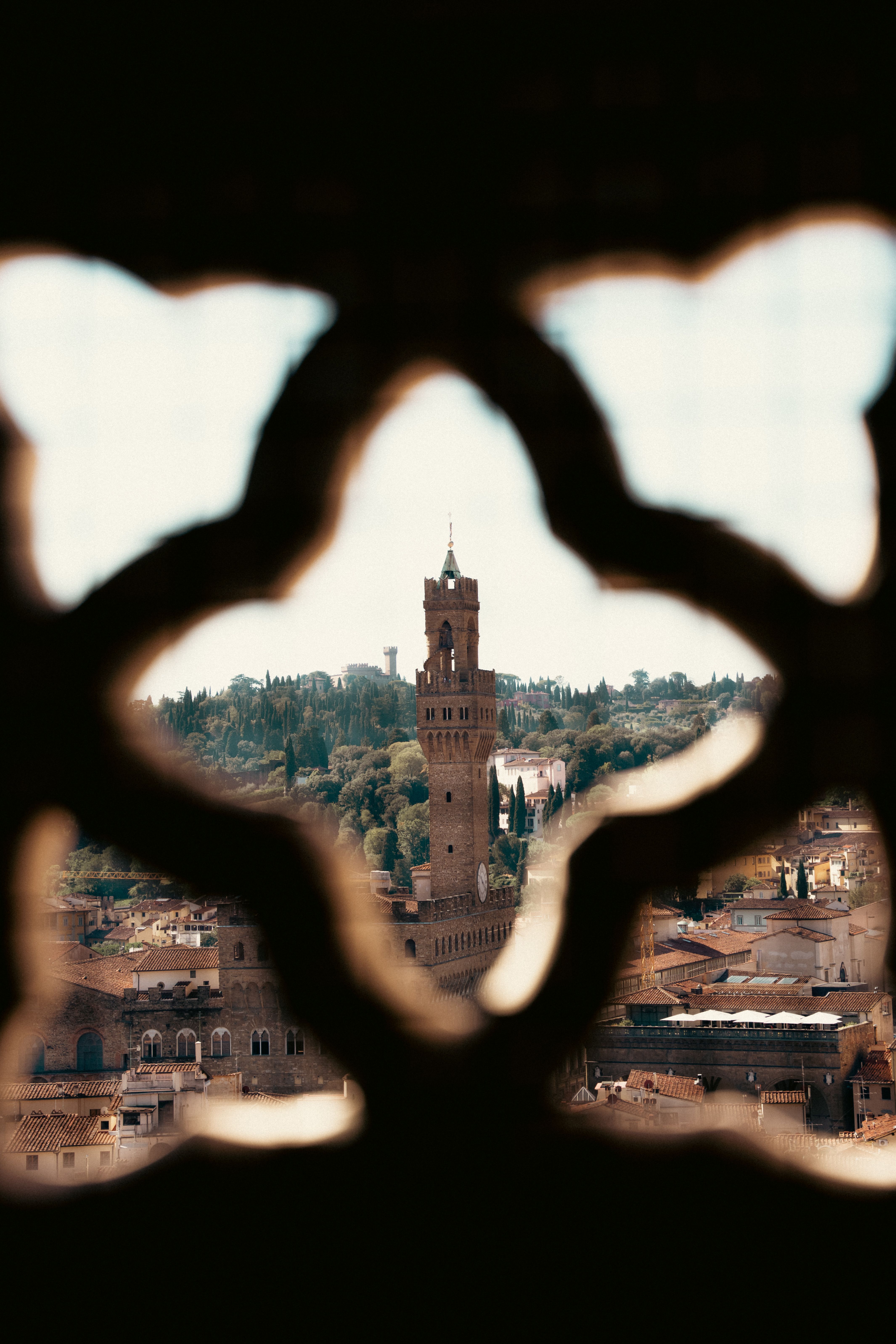 A Tower Seen Through a Window · Free Stock Photo