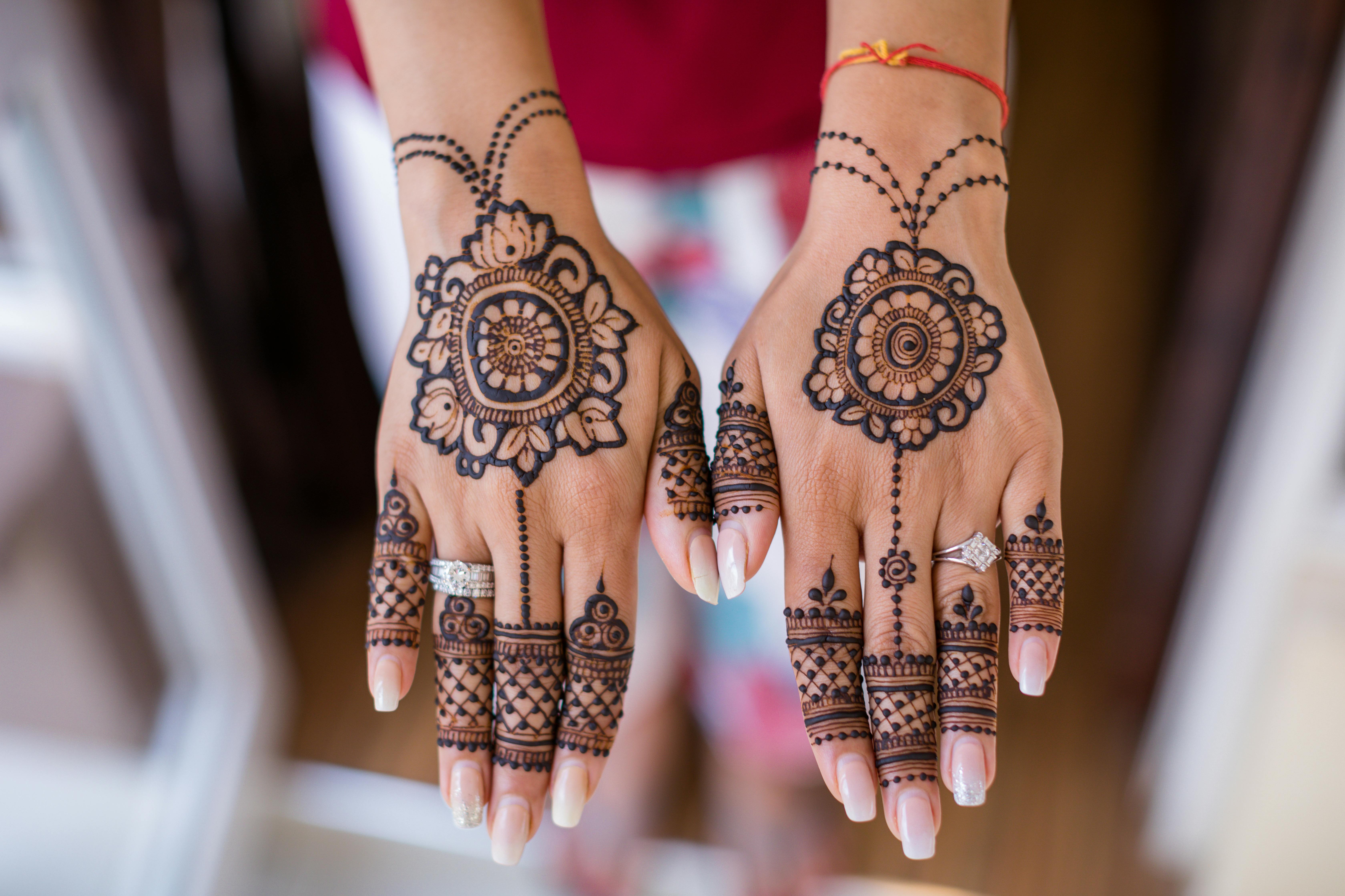 Human Hand With Henna · Free Stock Photo