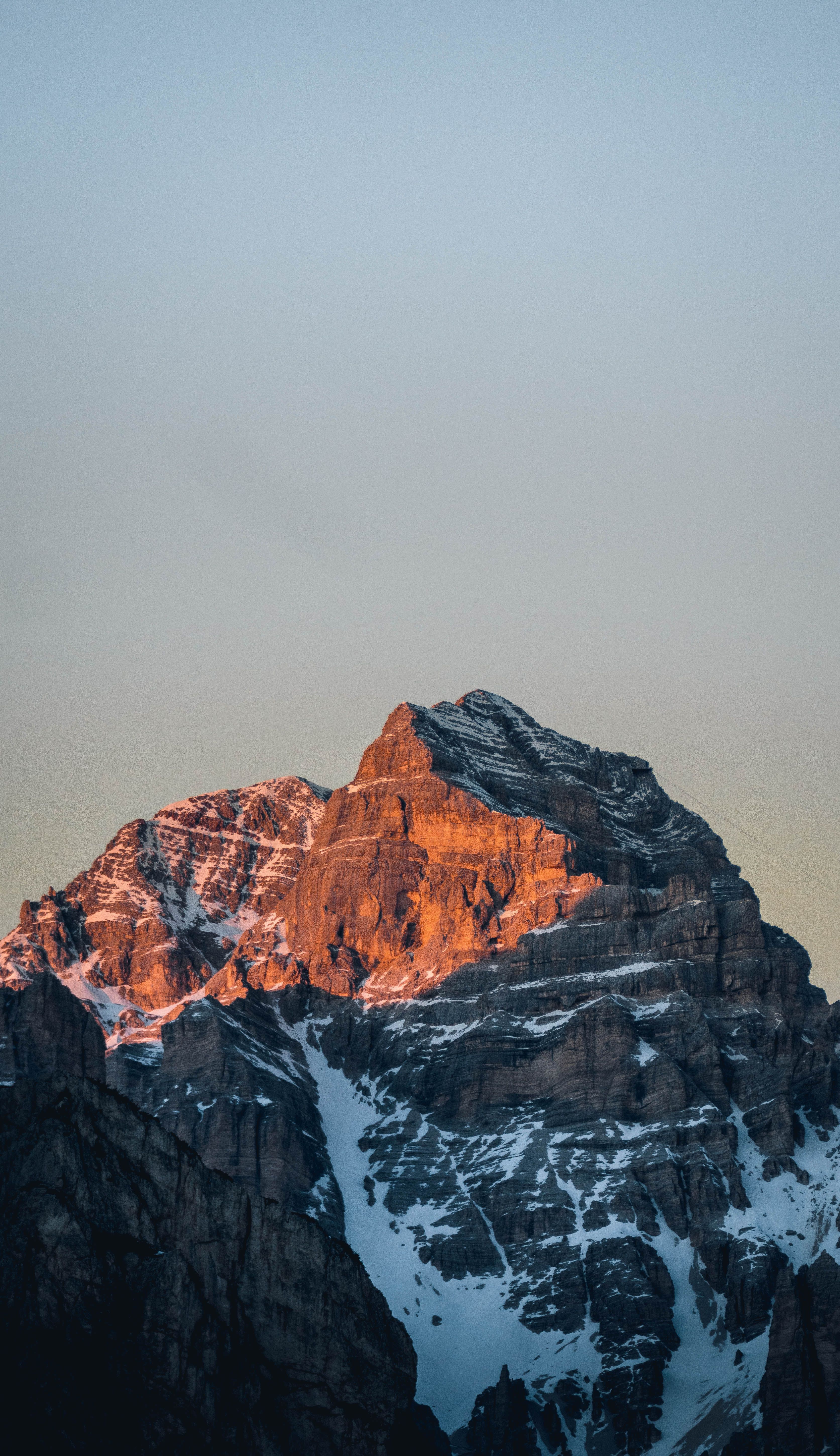 Snow on Rocky Mountain · Free Stock Photo