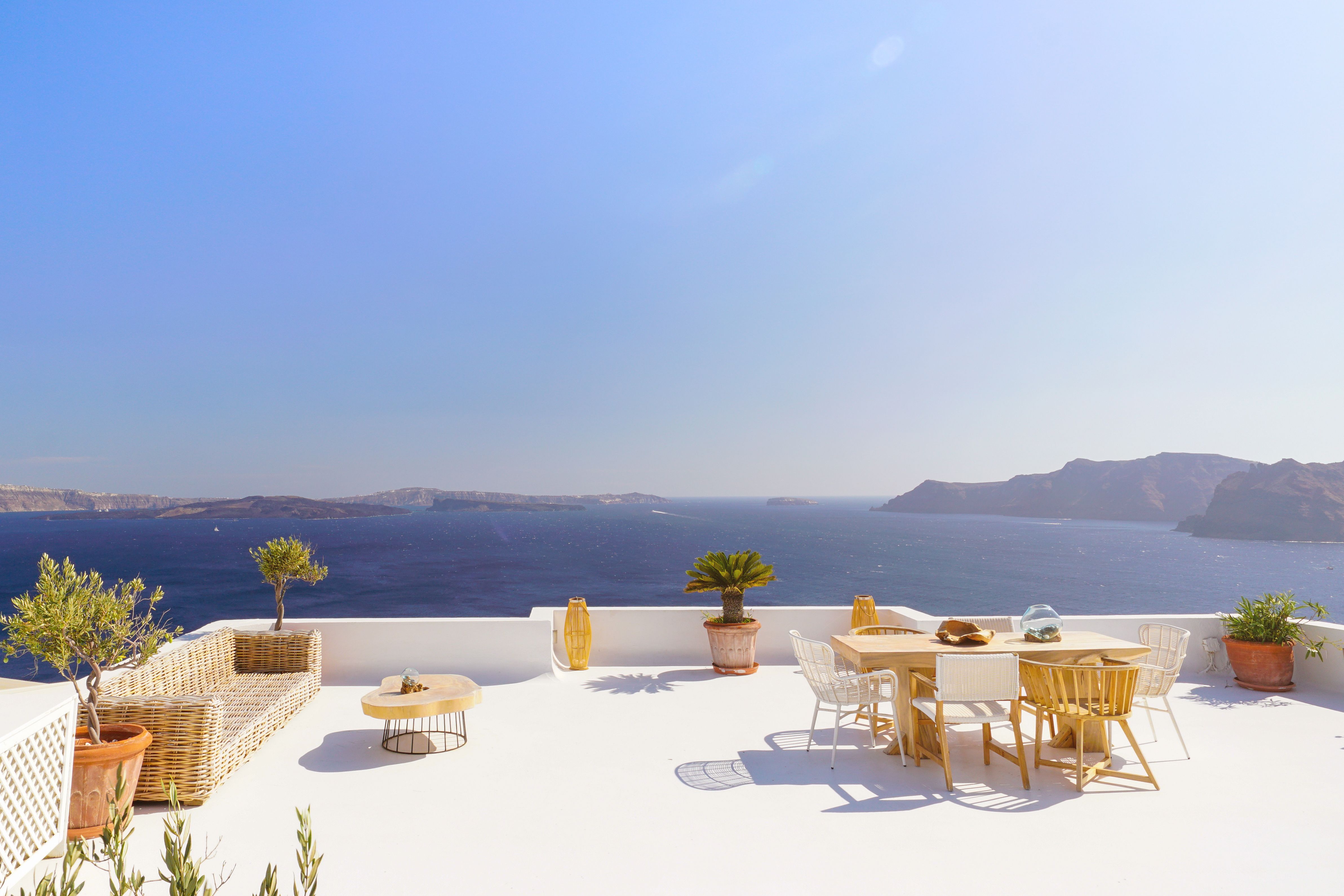 Sea View from Patio · Free Stock Photo