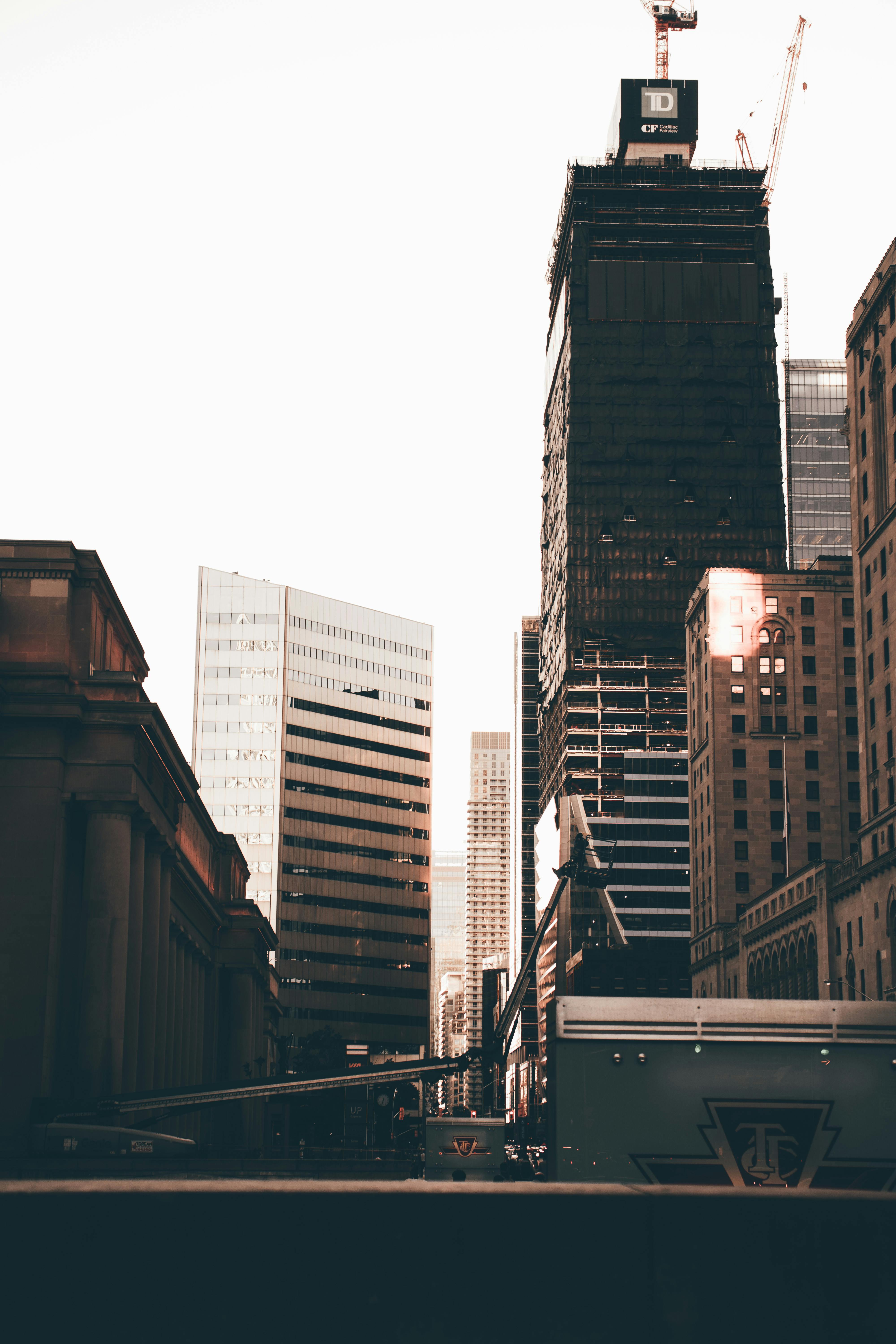 City Buildings During Night Time · Free Stock Photo