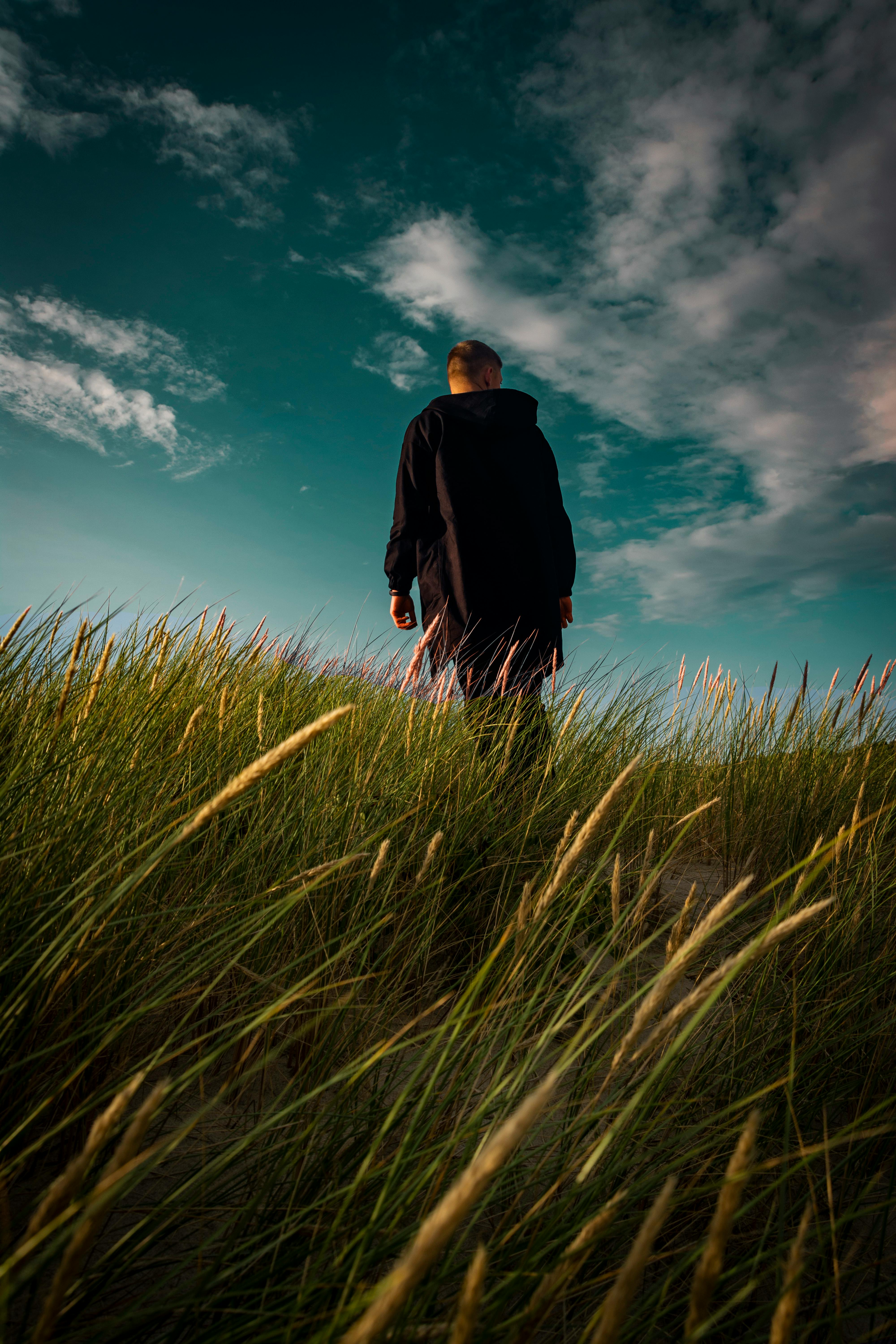Man Standing On Grass · Free Stock Photo