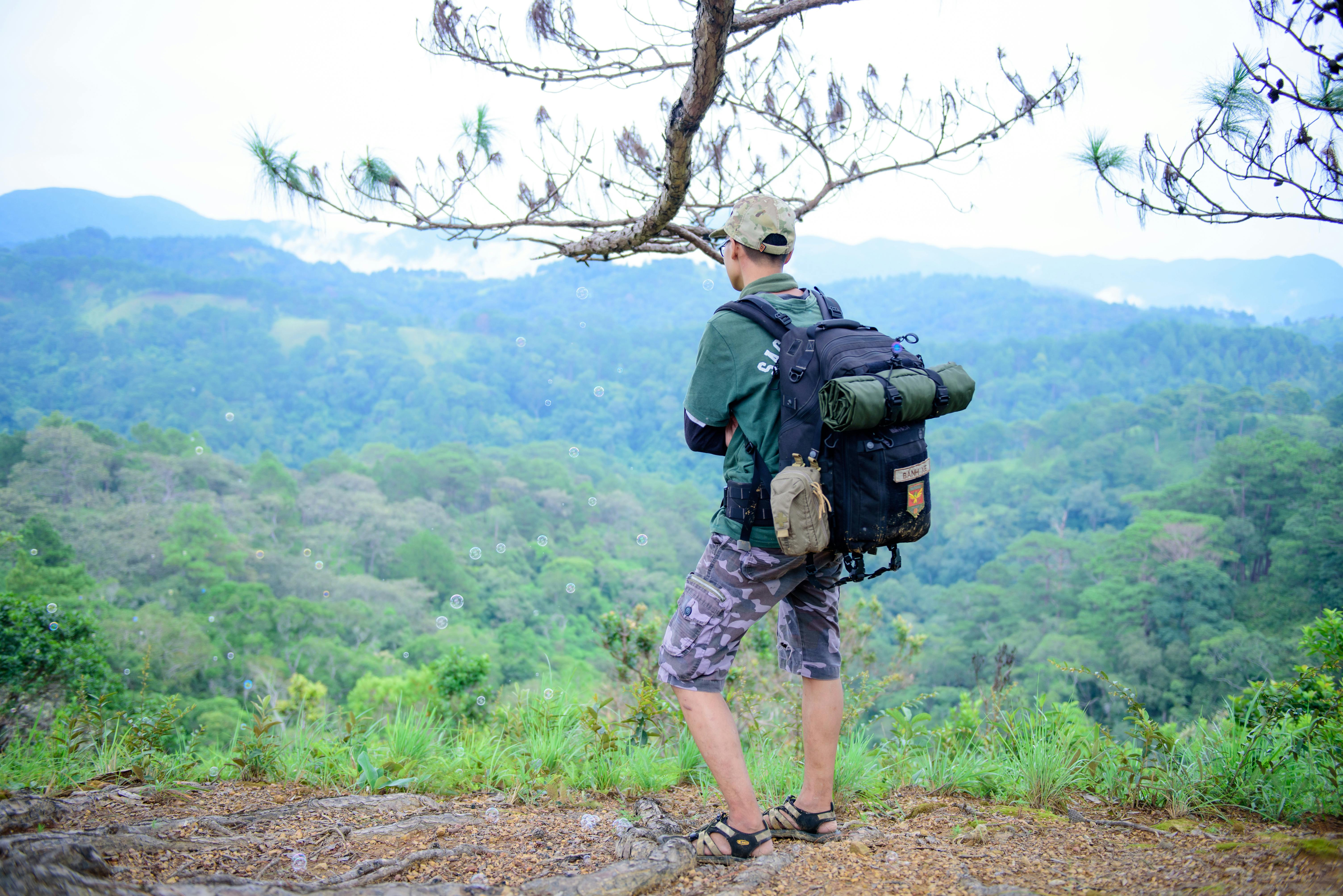 Man Carrying a Backpack · Free Stock Photo