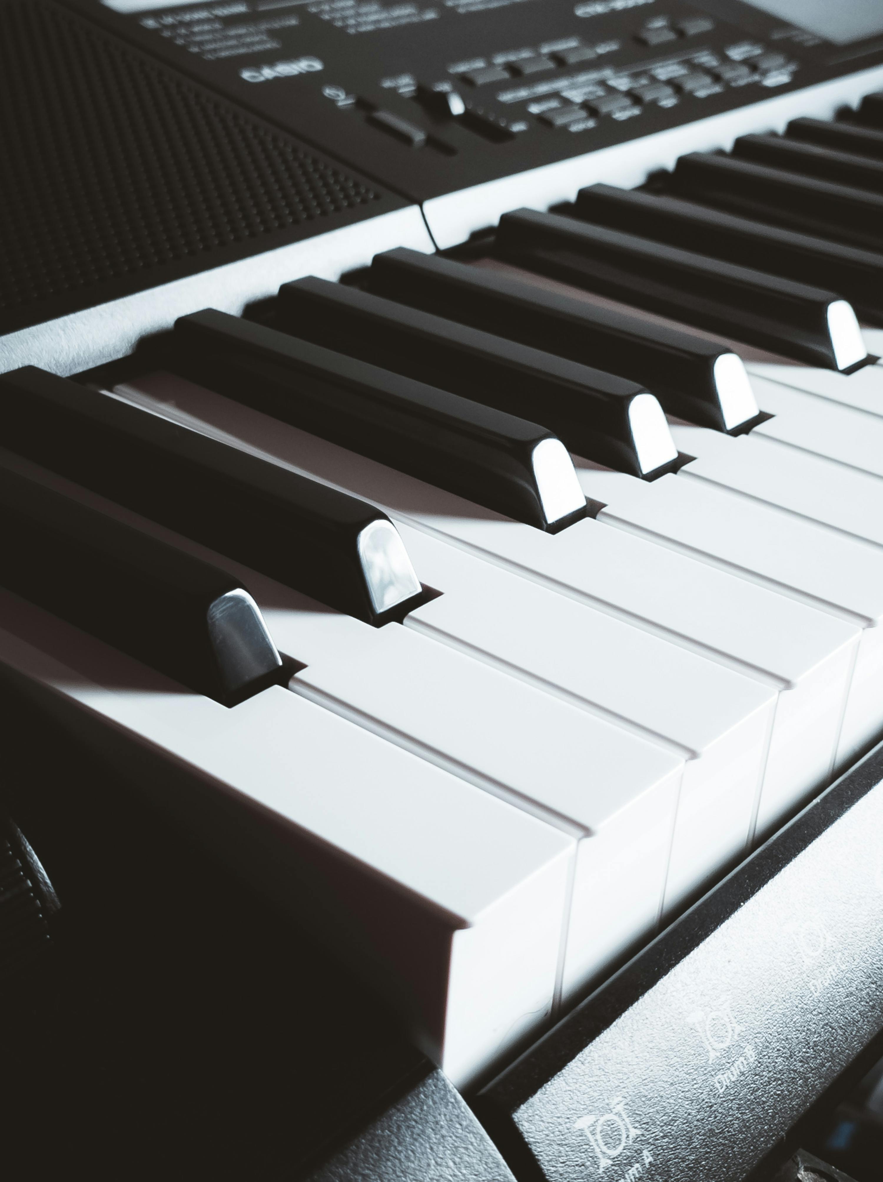 Keyboard of Piano in Close-up Photography · Free Stock Photo