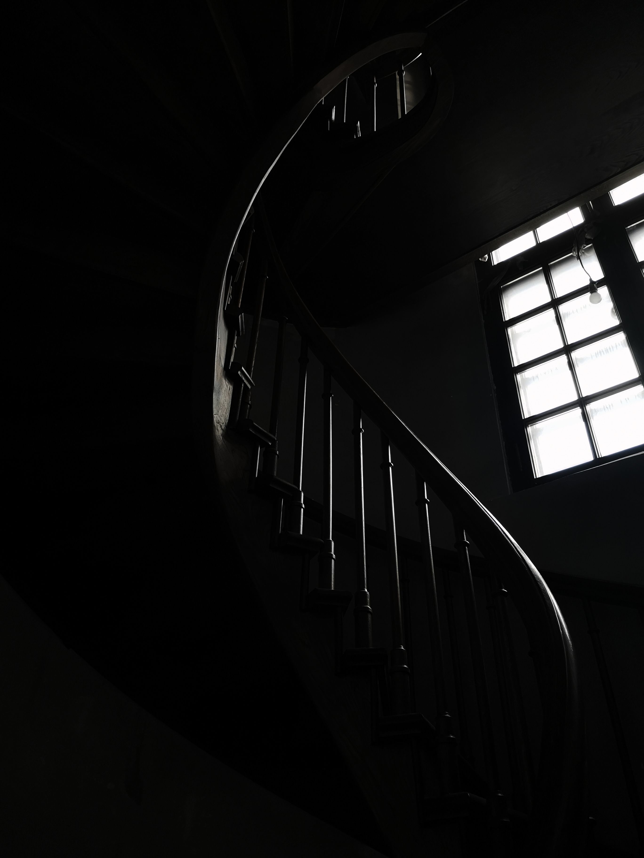 Aerial Photography of Spiral Stairs · Free Stock Photo