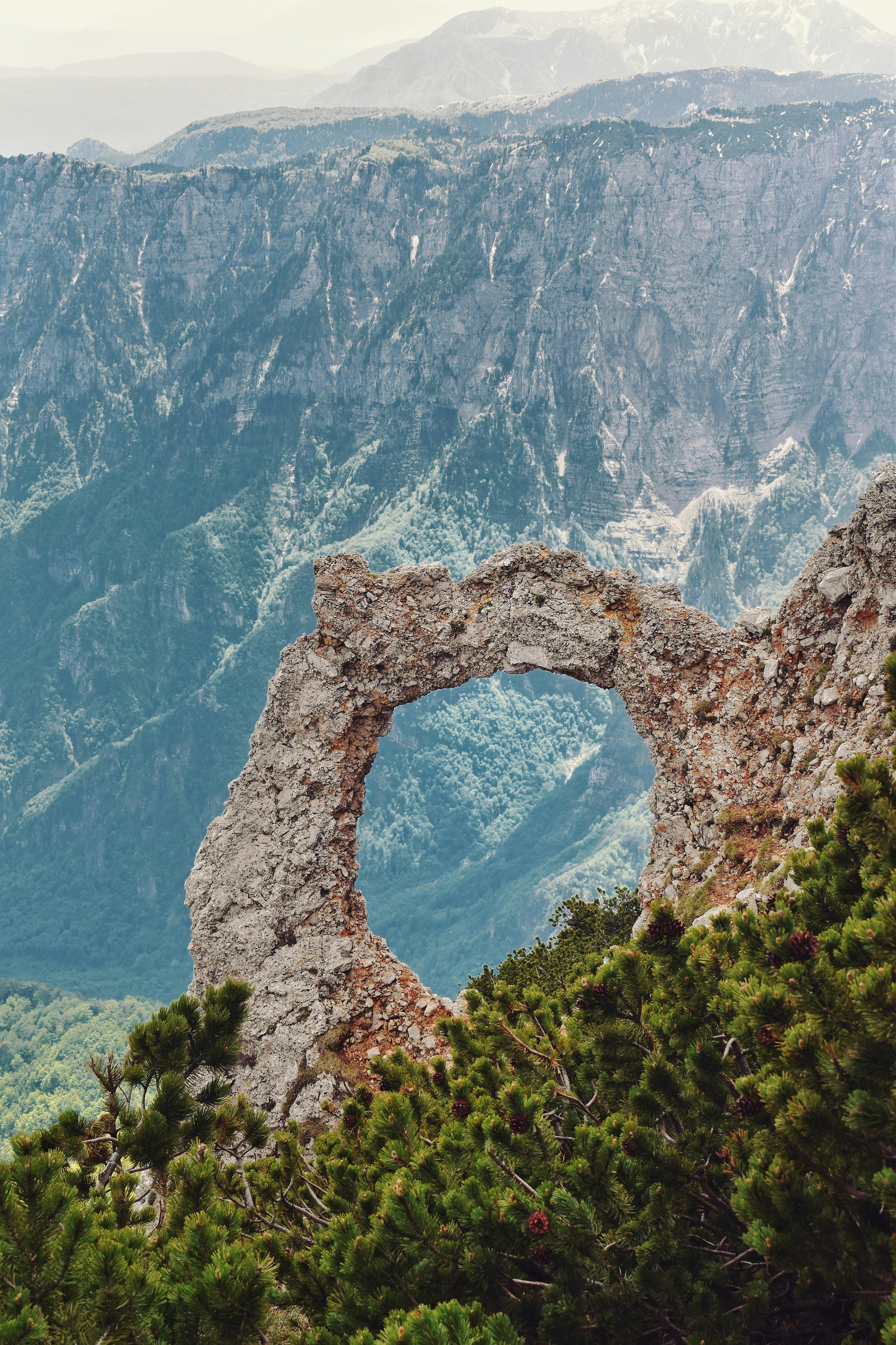 Cliff on Hill in Mountains Landscape · Free Stock Photo