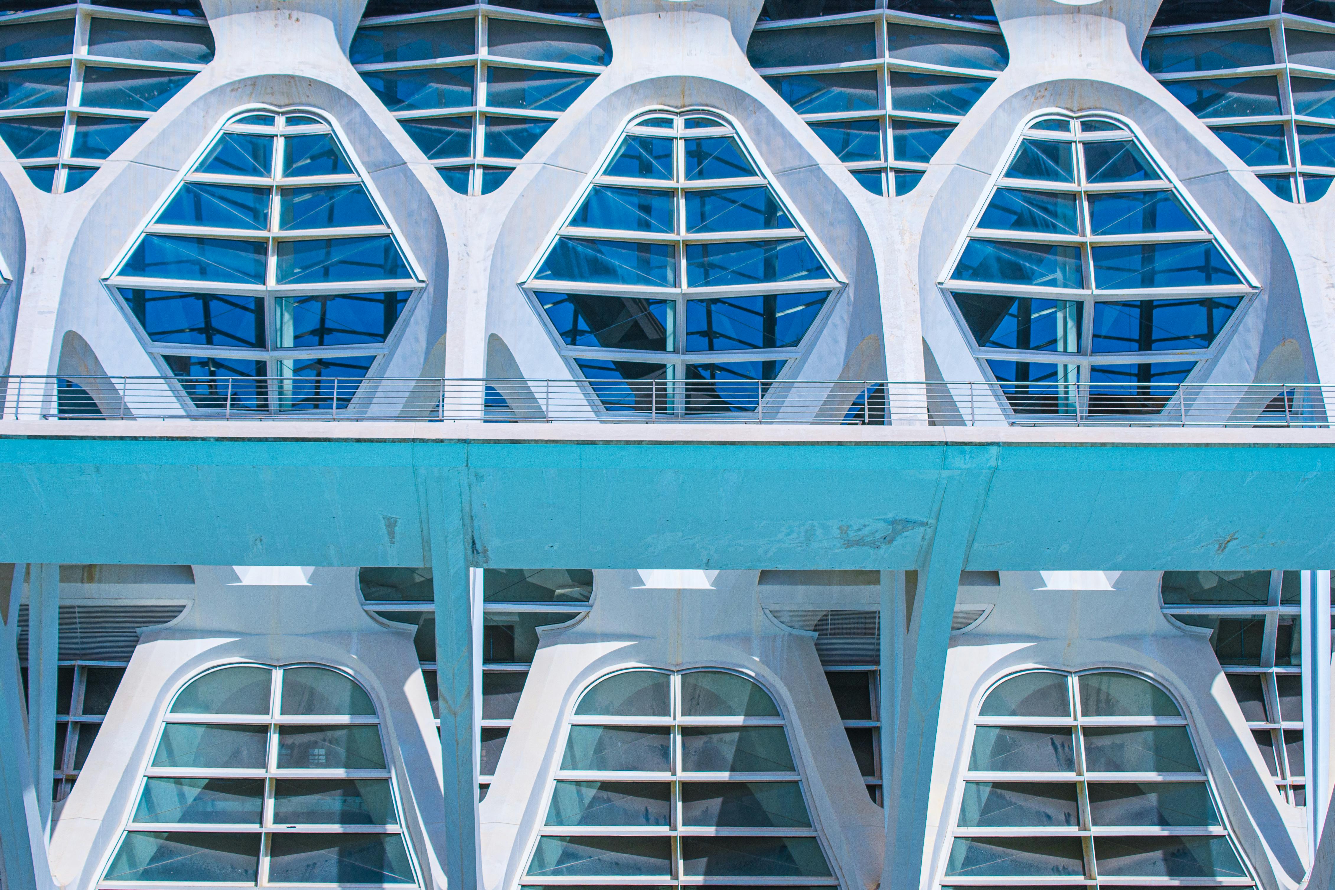 Urban Footbridge with Glass Railing · Free Stock Photo