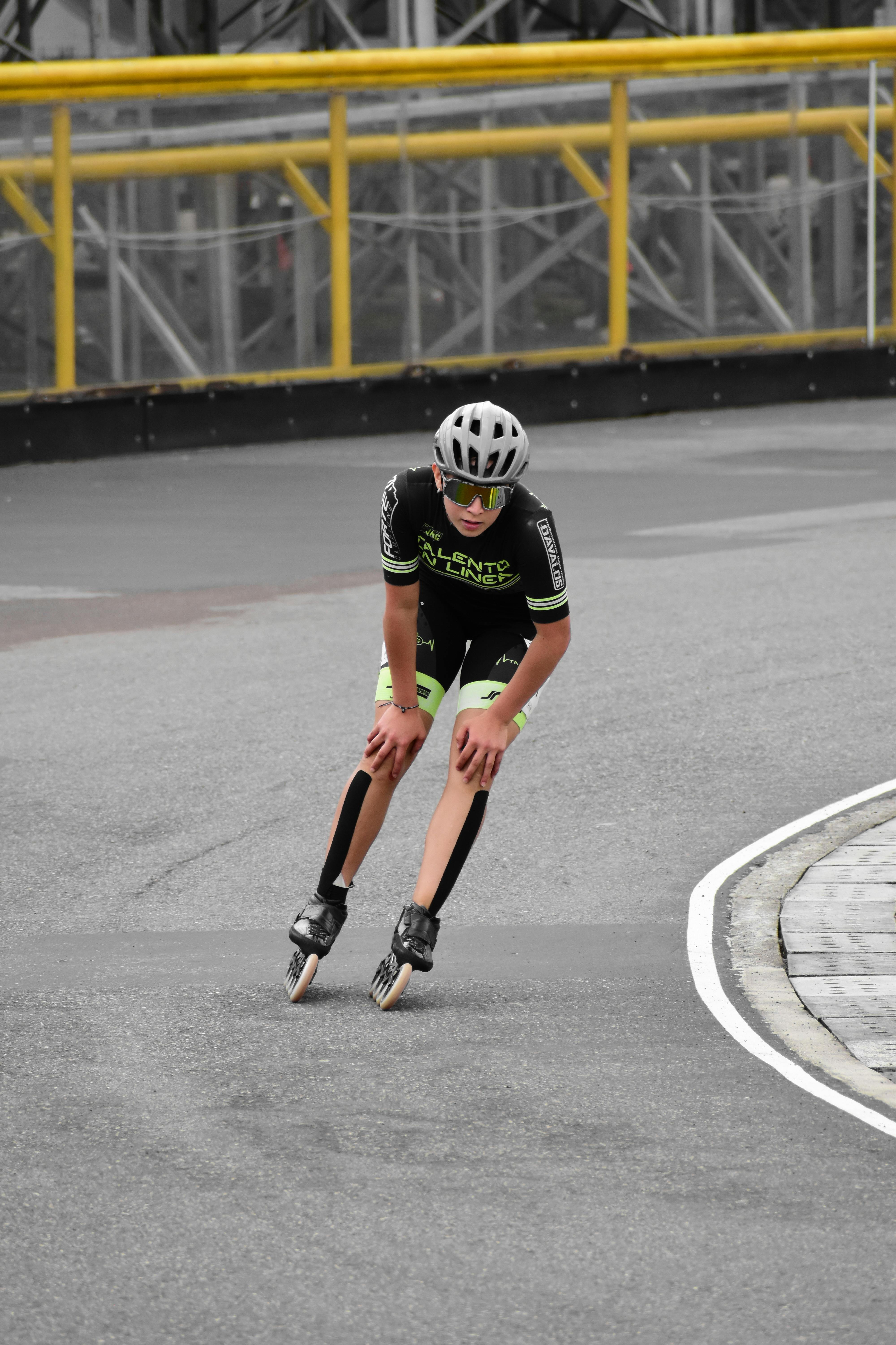 Skater Jumping over Railing in Skate Park · Free Stock Photo