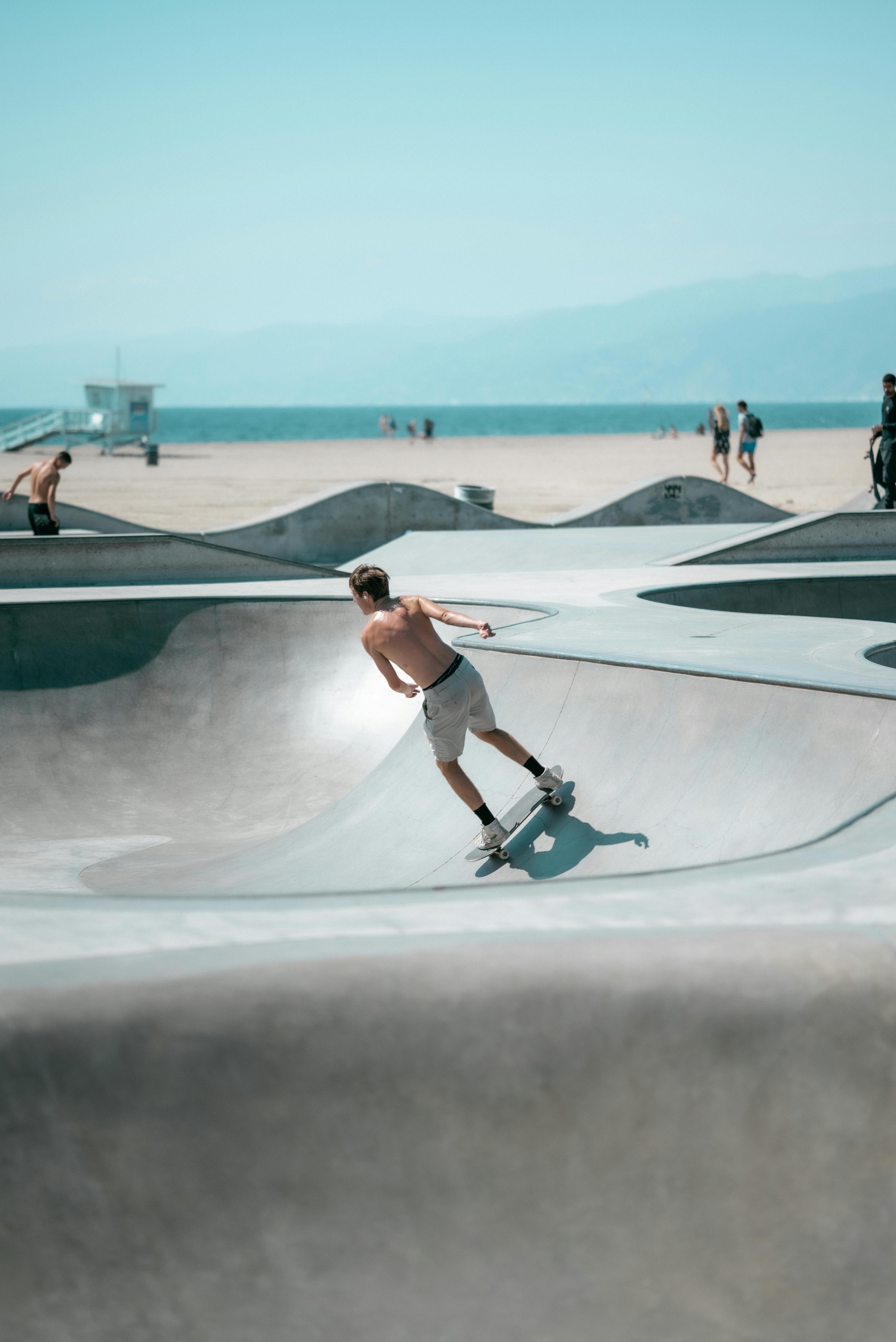 Man Skateboarding at the Skate Park · Free Stock Photo