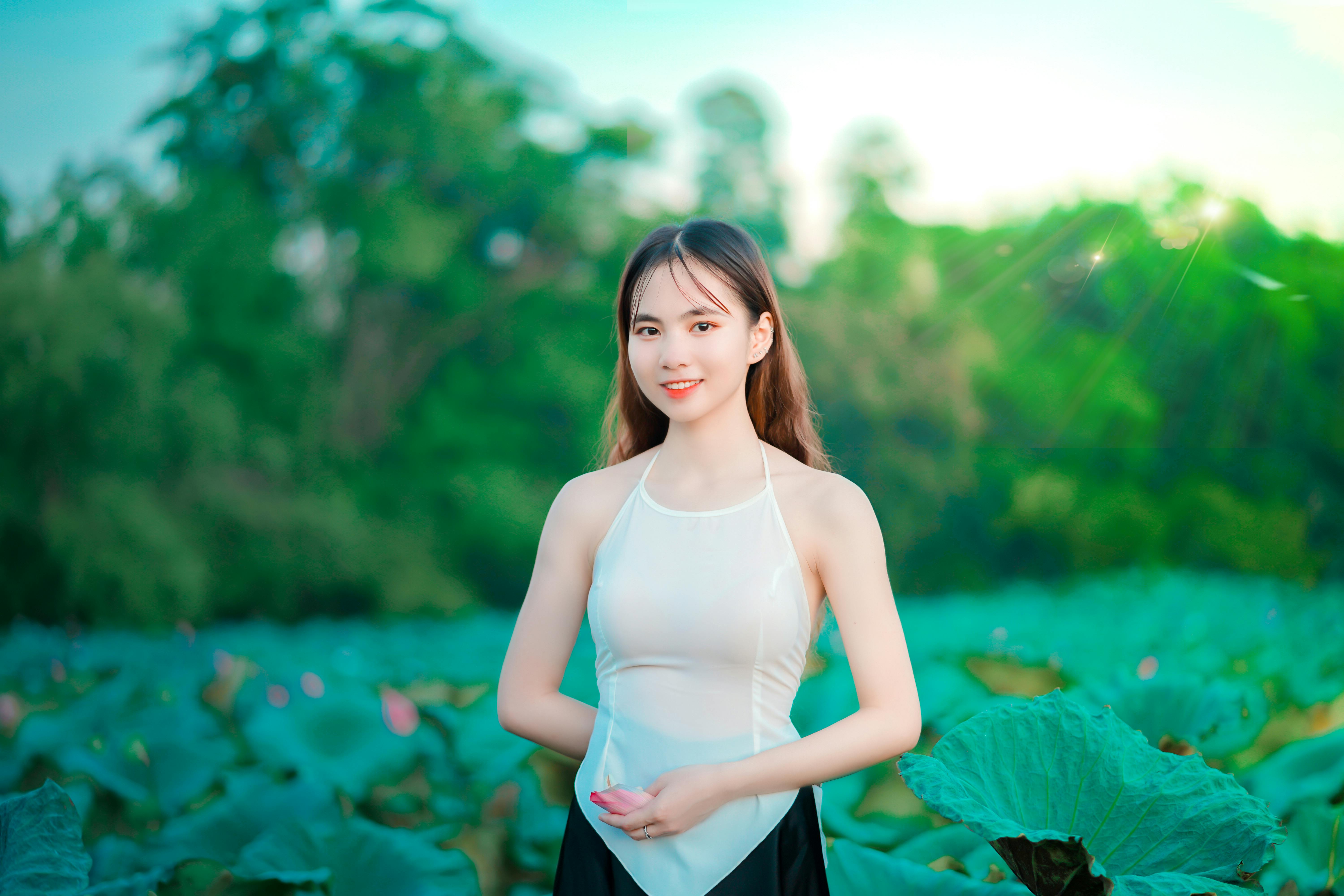 Photo of a Girl in a Pink Crop Top Dancing · Free Stock Photo