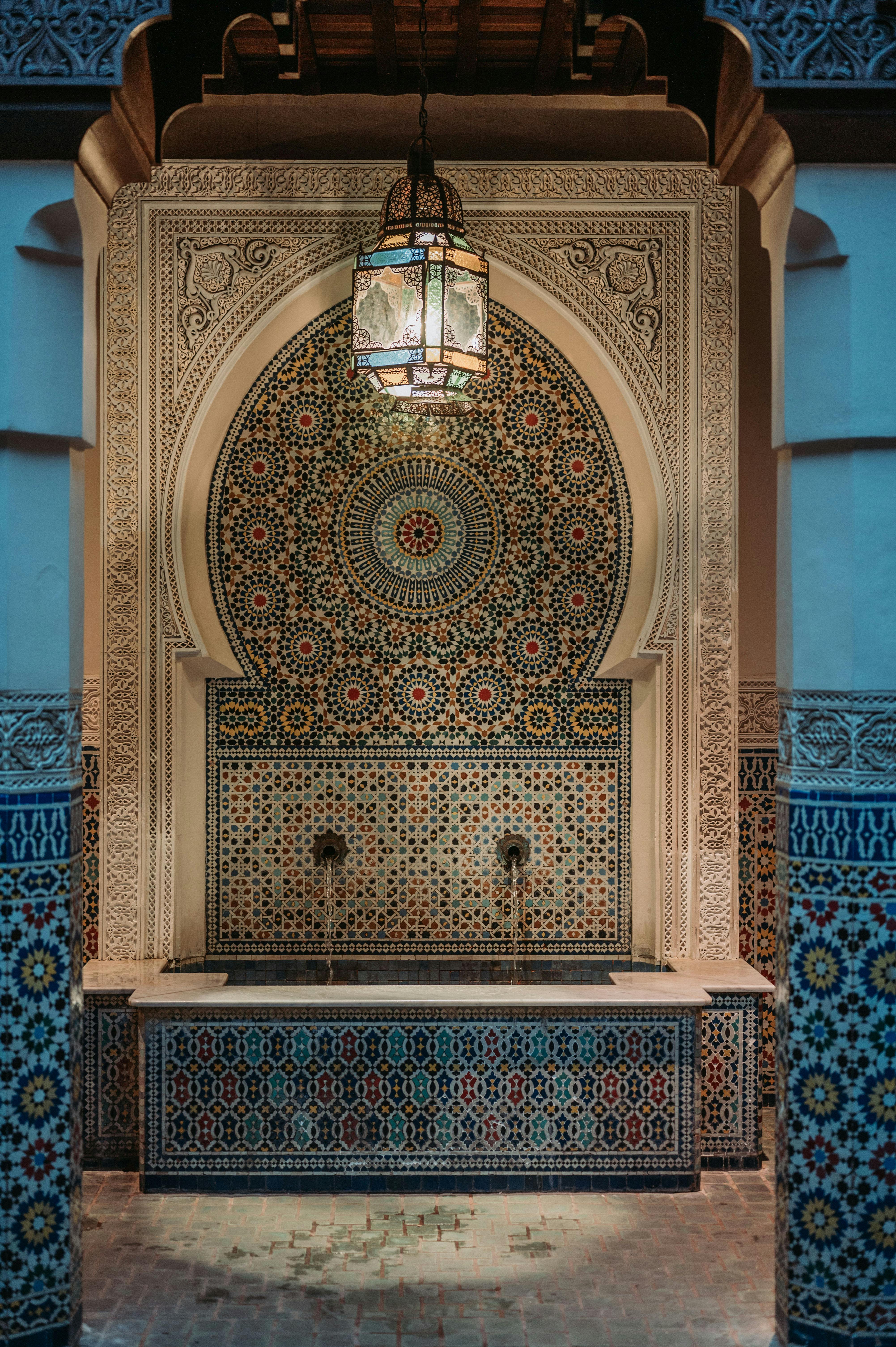 Mosaic Patterns in Mosque · Free Stock Photo