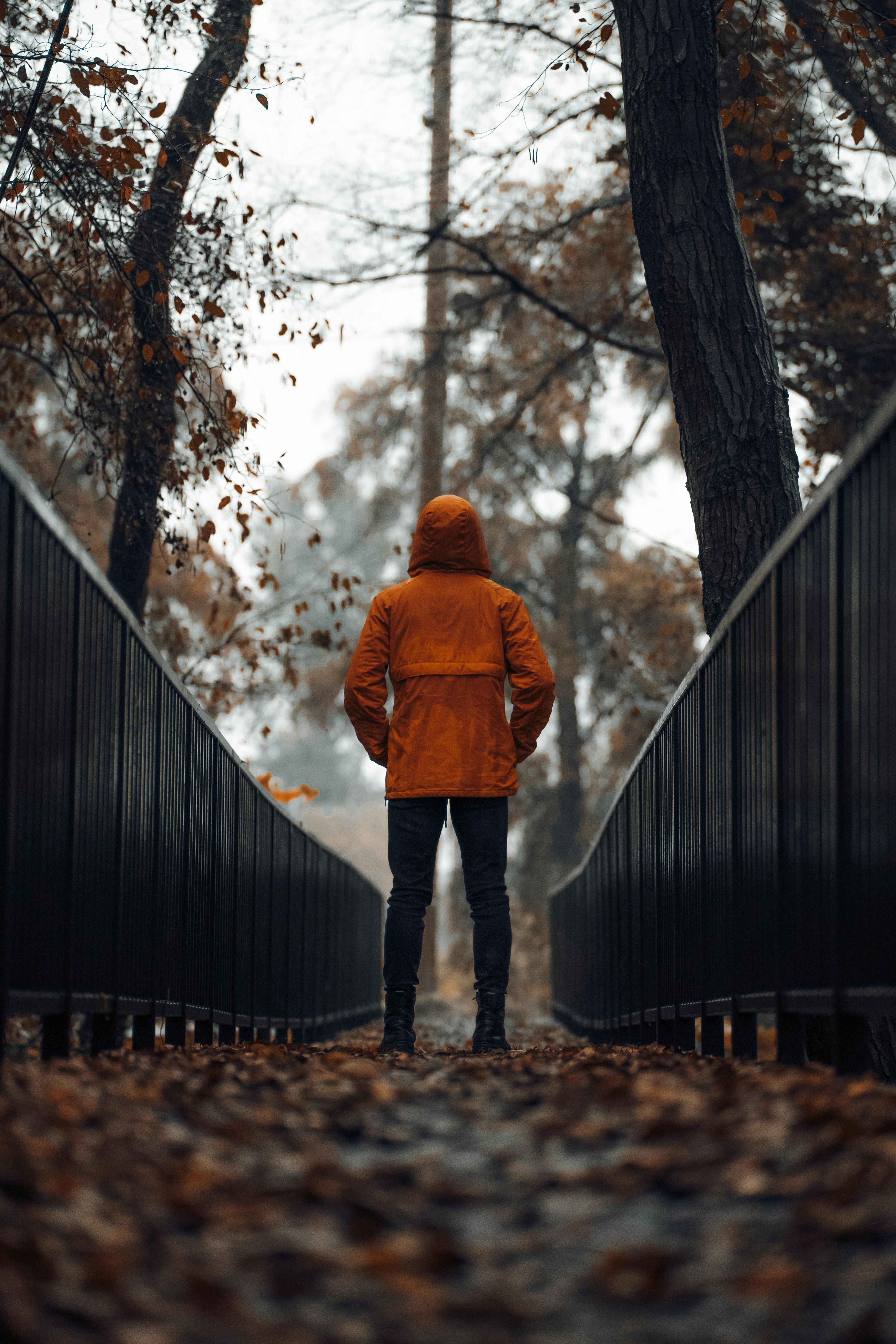 Person Wearing a Hooded Jacket · Free Stock Photo