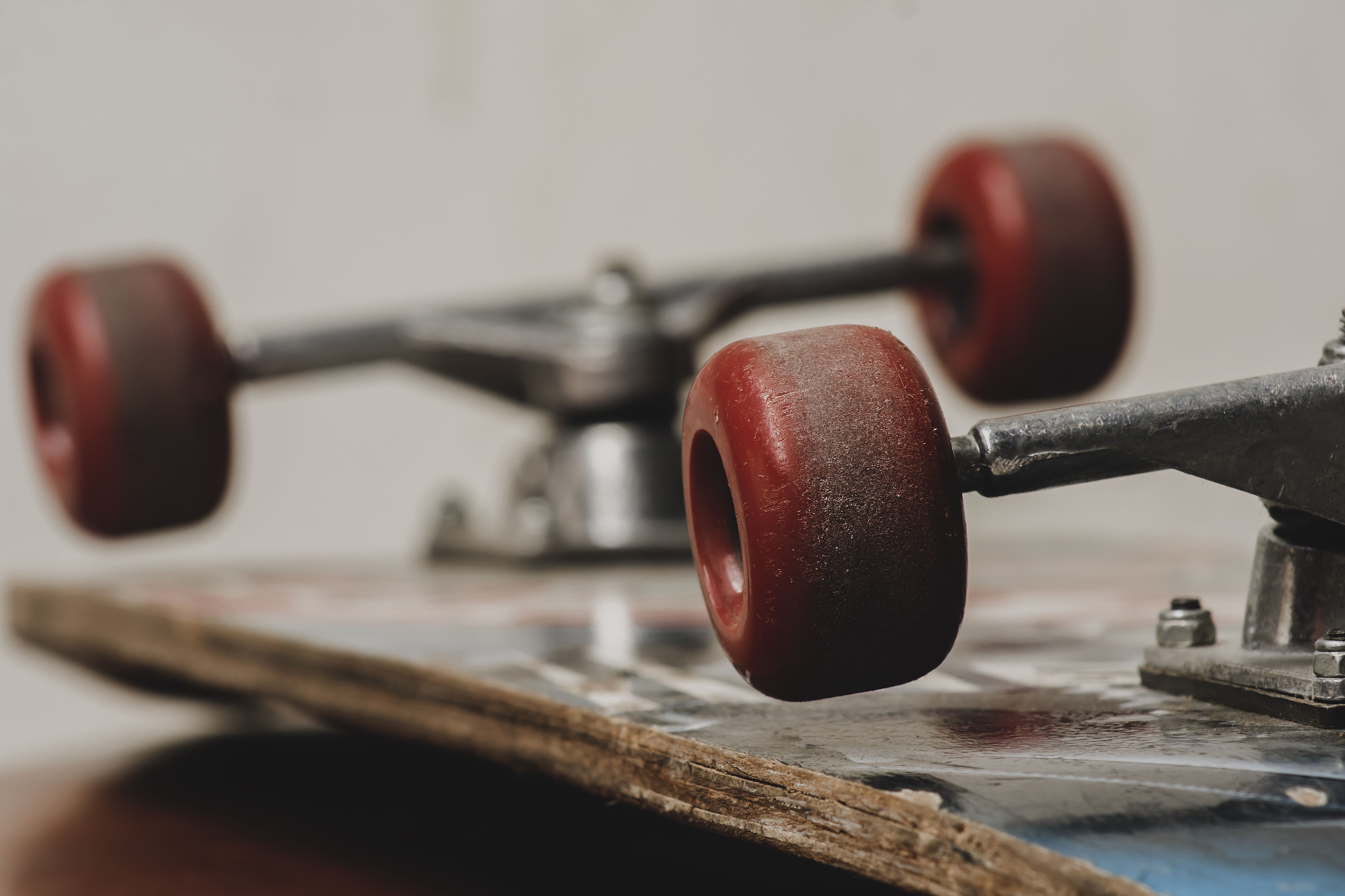 A Skateboarder Lying Sideways · Free Stock Photo