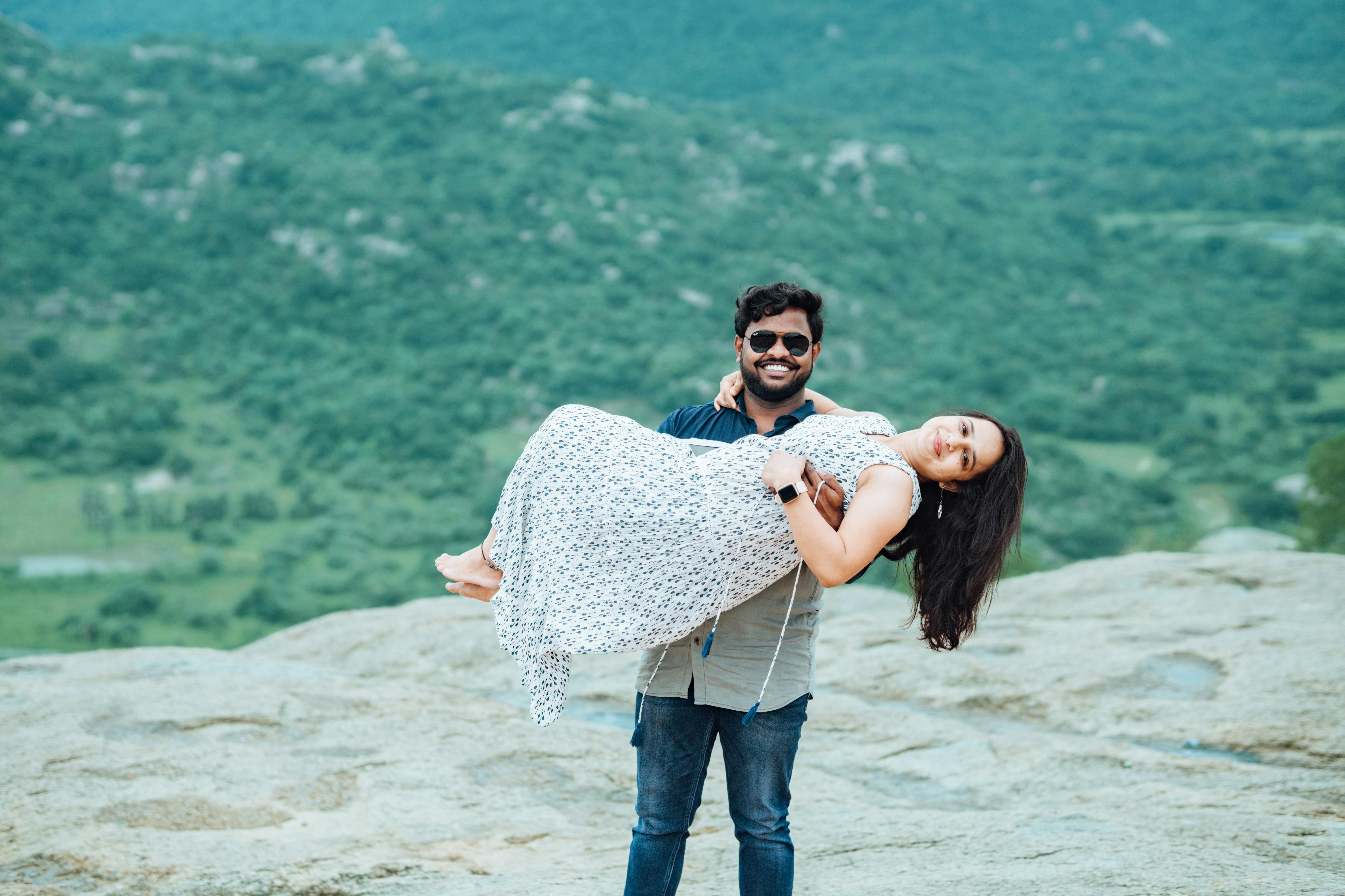 A Woman Carrying a Rabbit · Free Stock Photo