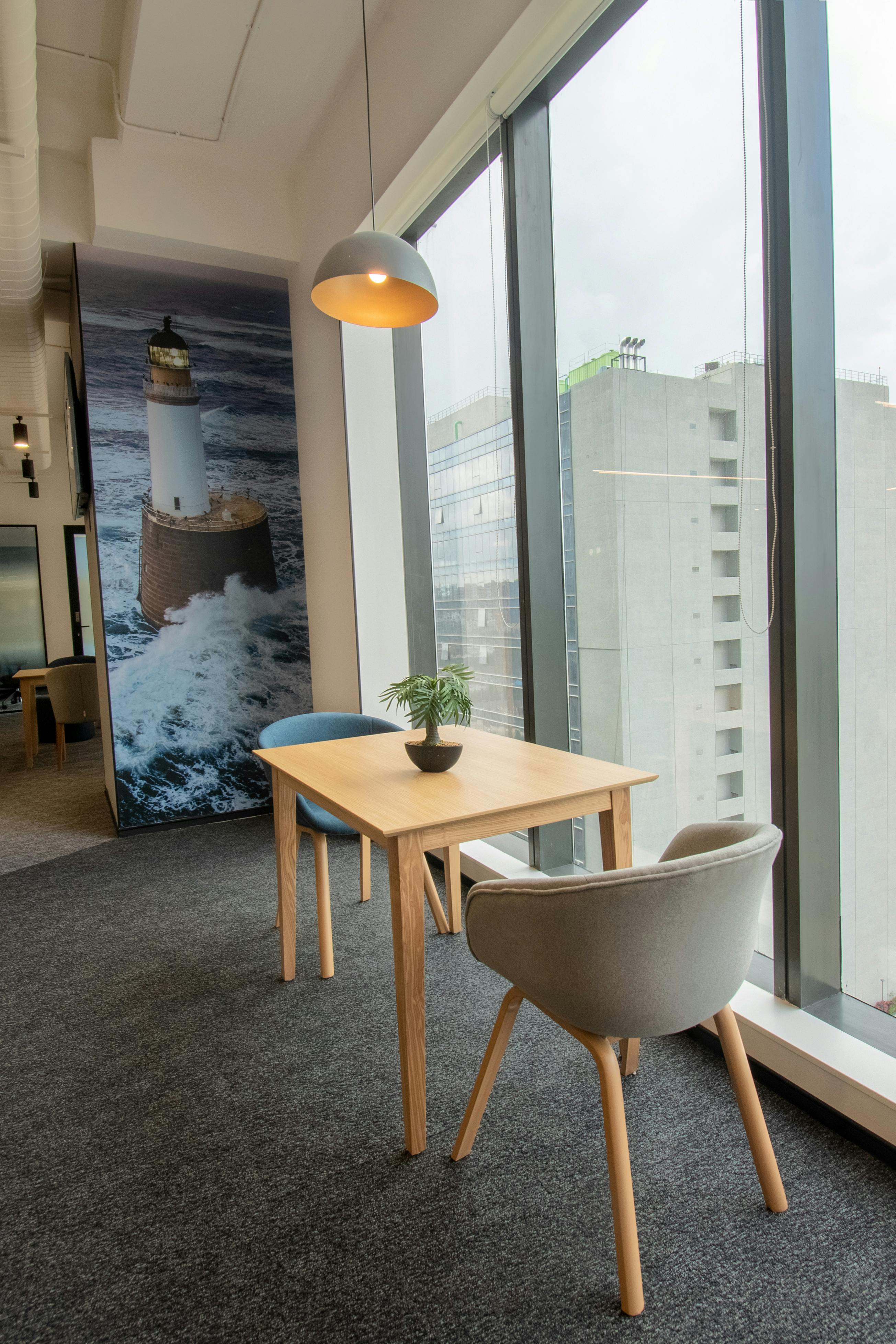 Room Interior in a High Rise Building with a View of a City · Free ...