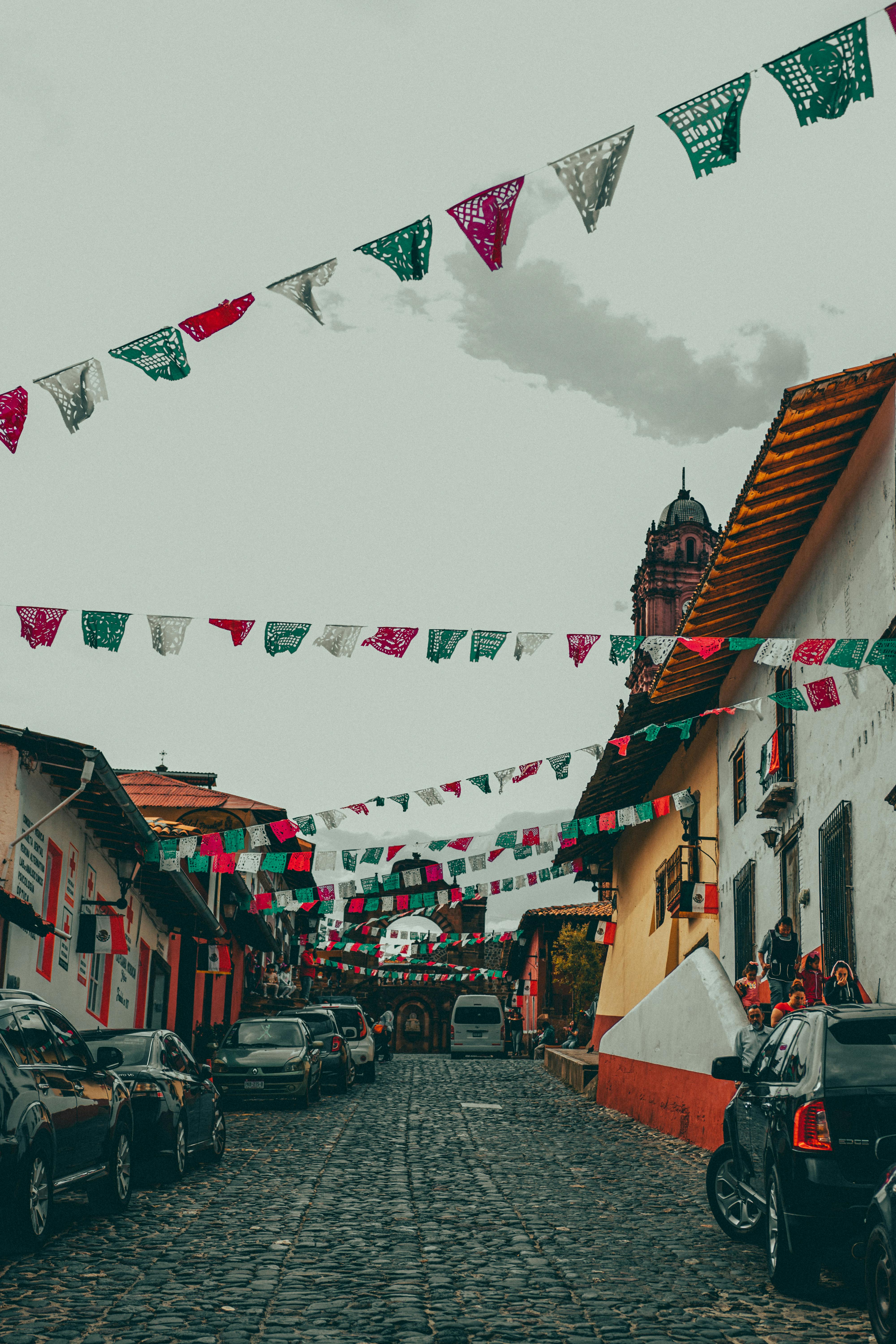 Mexican Colorful Paper Flags Photos, Download The BEST Free Mexican ...