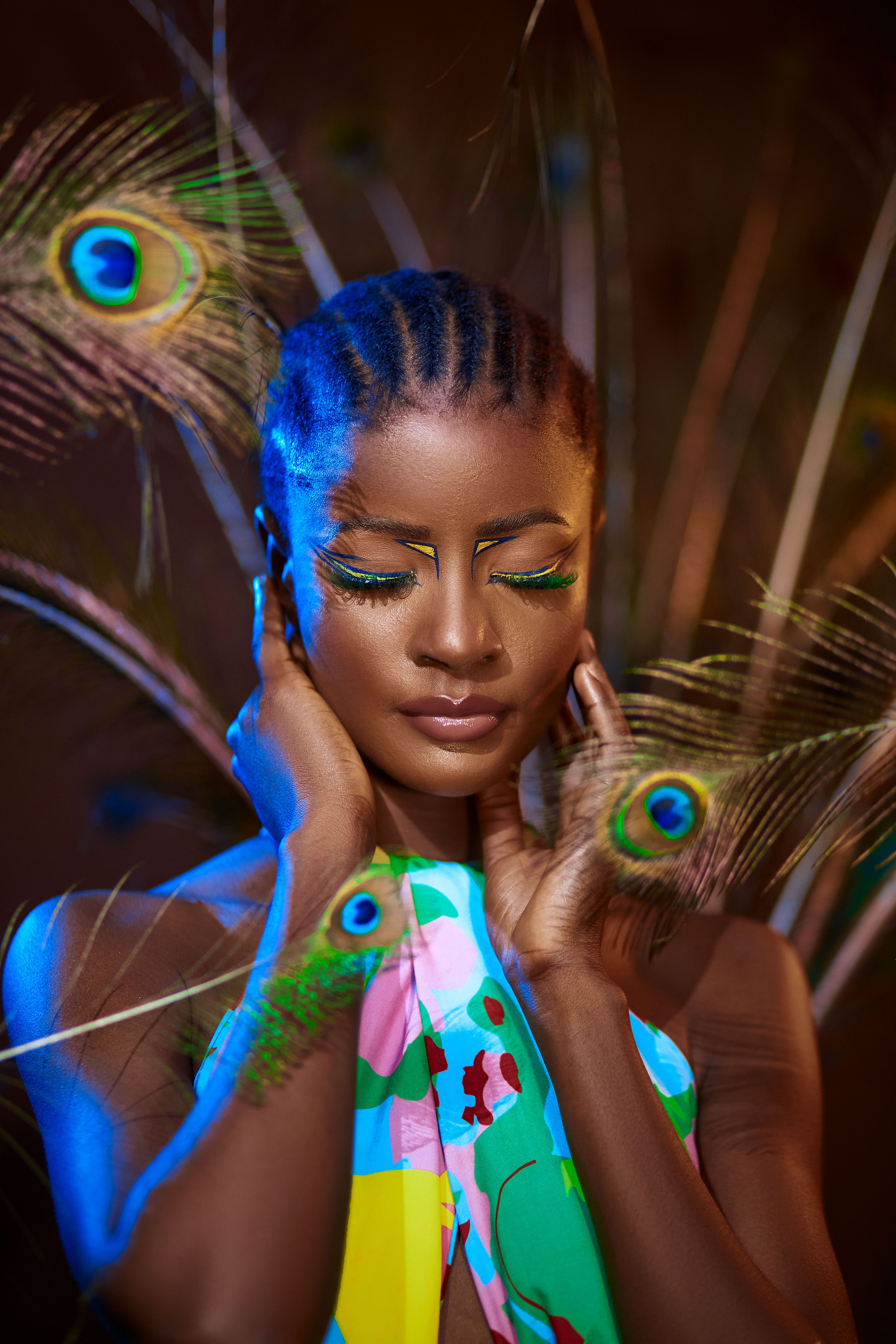 Person Holding Feathers · Free Stock Photo