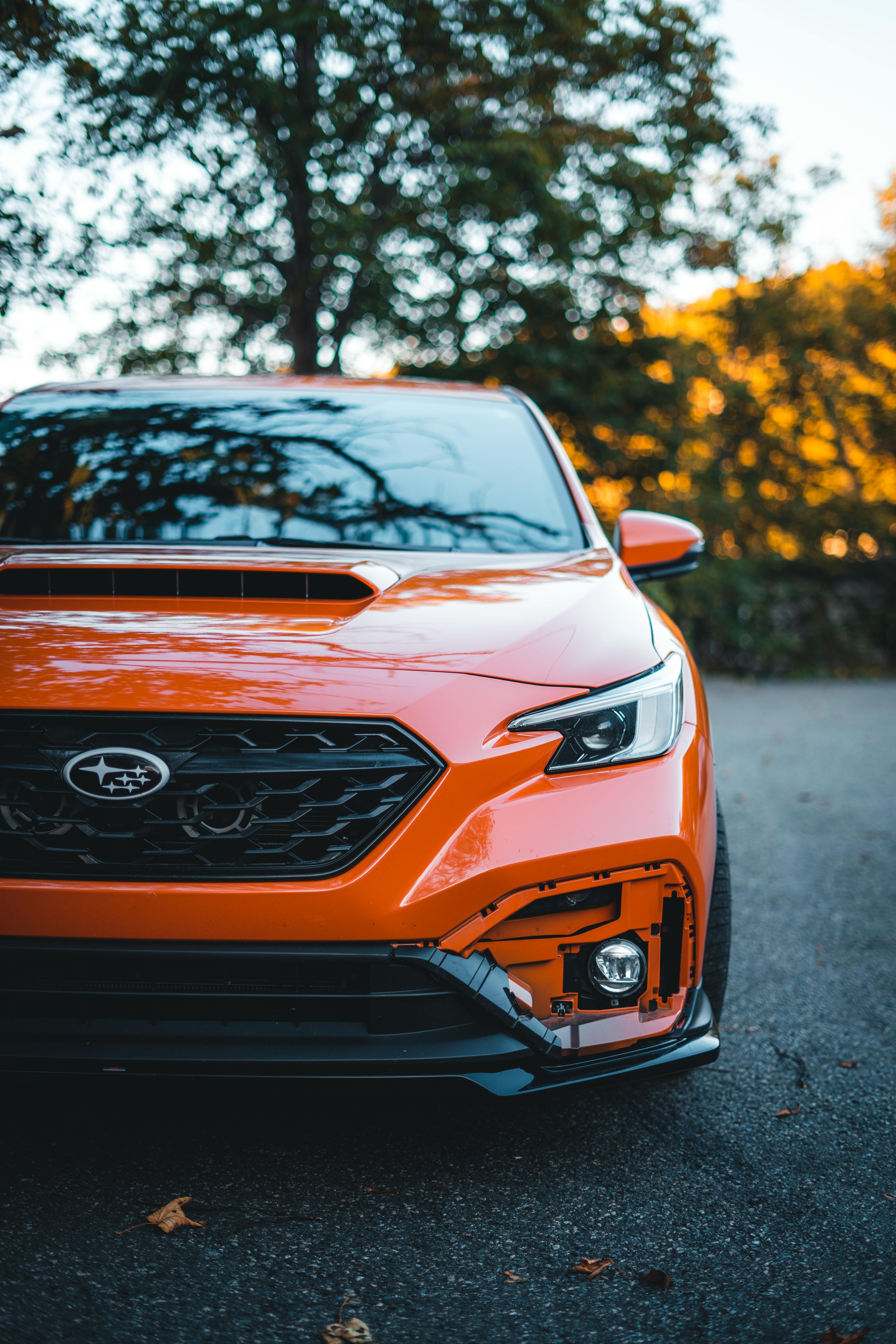 Subaru in a Autumn Forest · Free Stock Photo