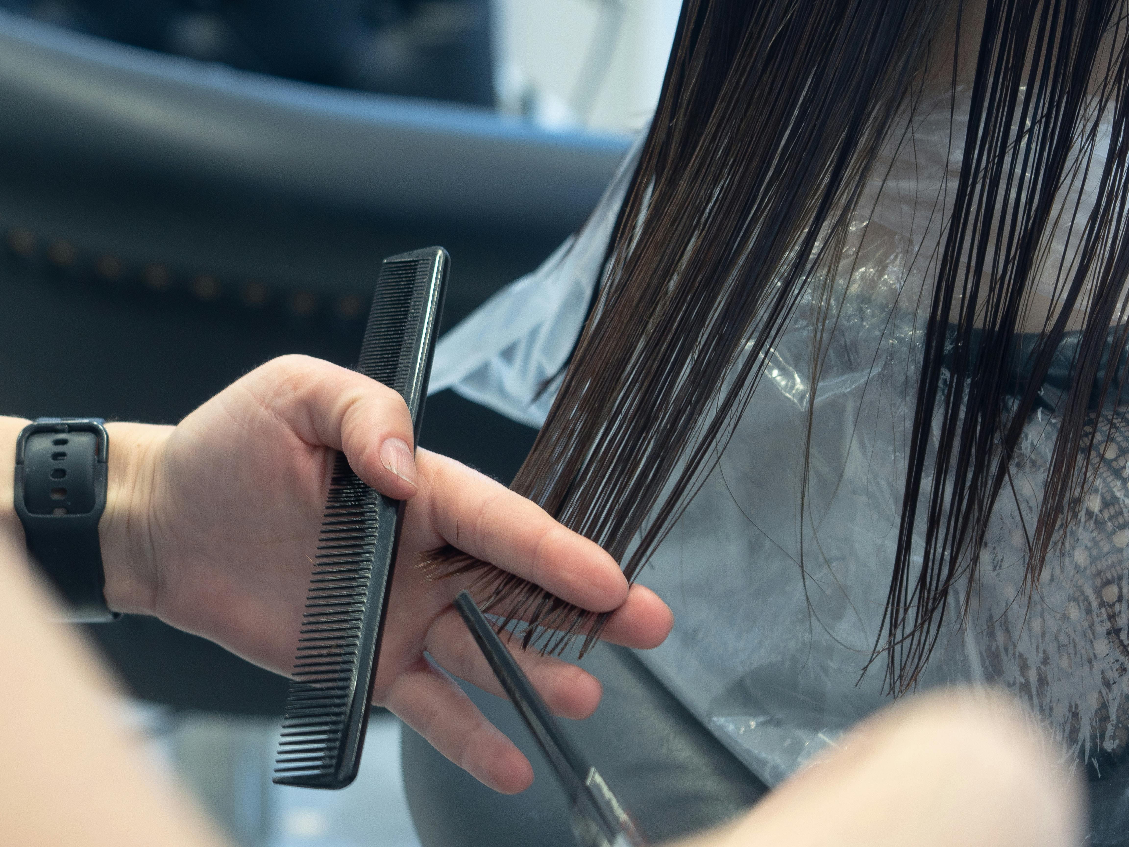 Person Getting a Haircut · Free Stock Photo