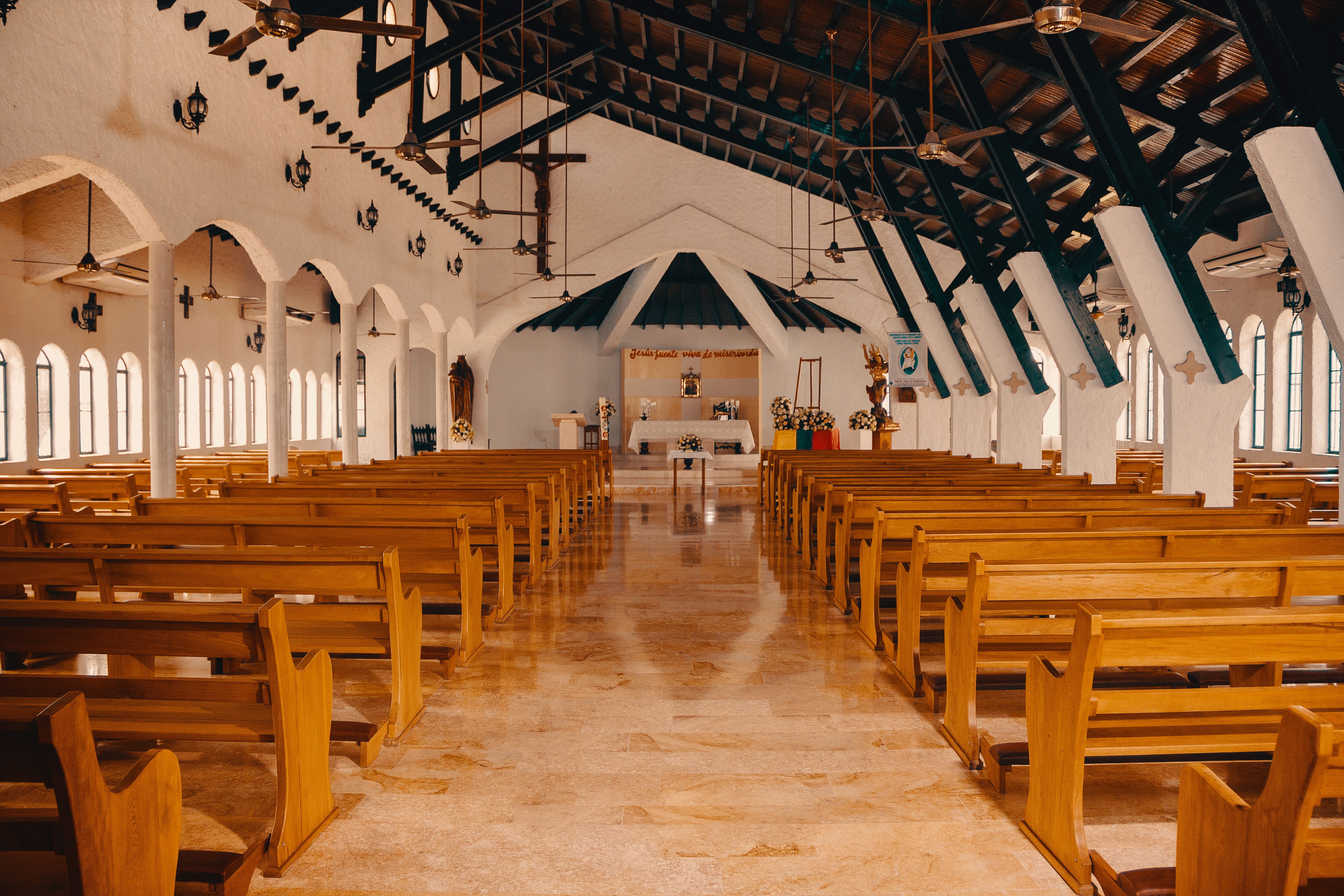 Interior of Catholic Church · Free Stock Photo
