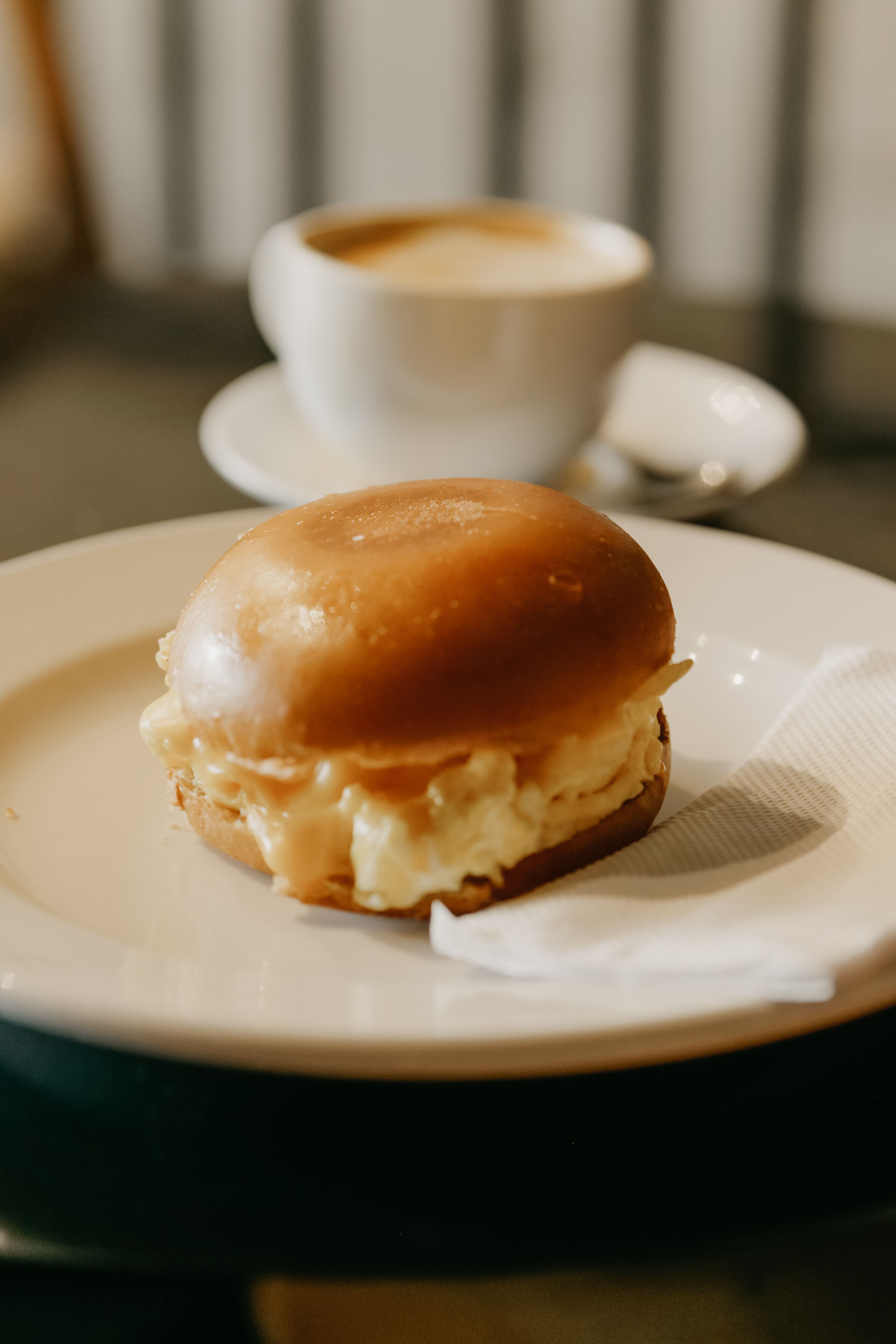 Burger on White Ceramic Plate · Free Stock Photo