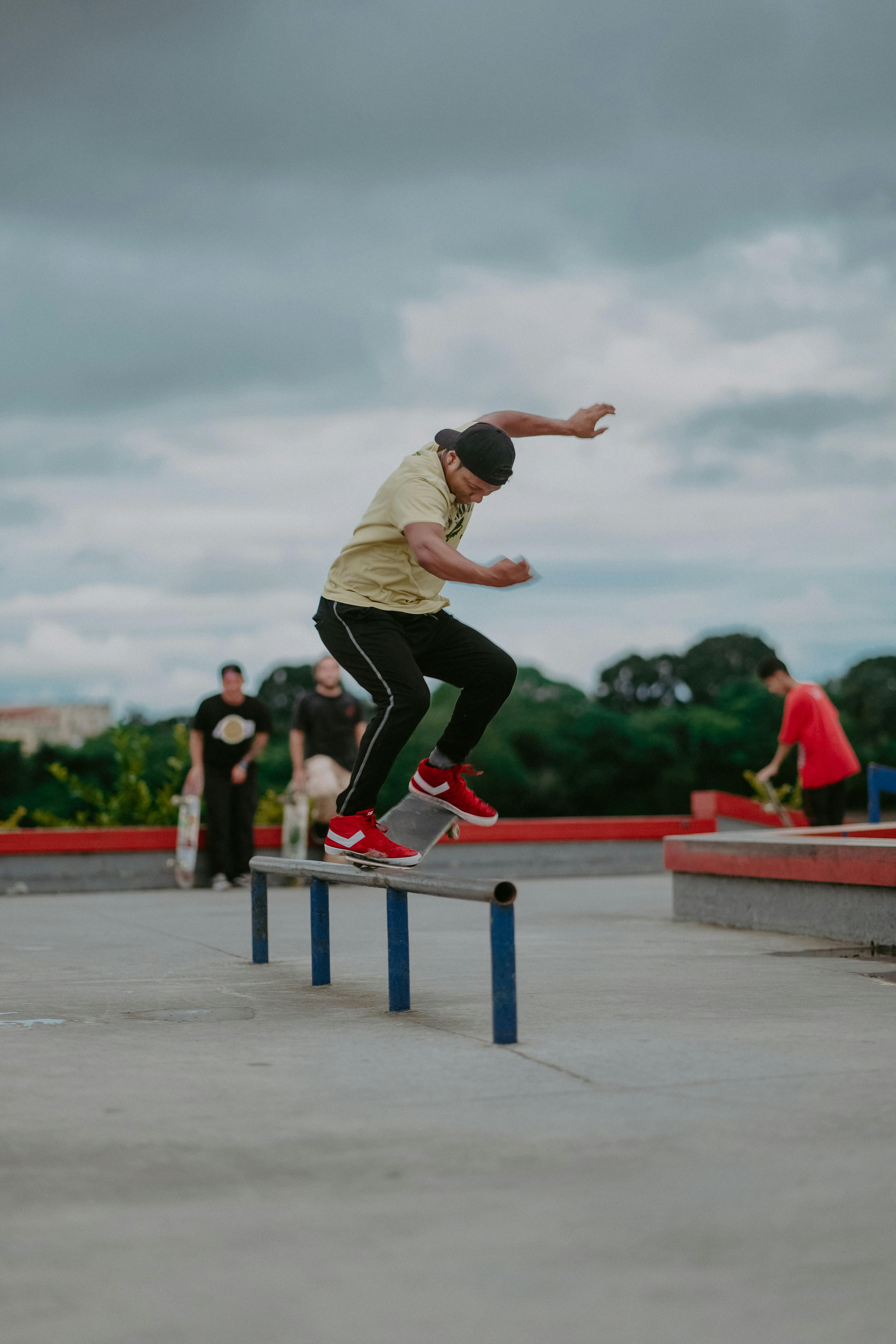 Man Skating Doing Tricks · Free Stock Photo