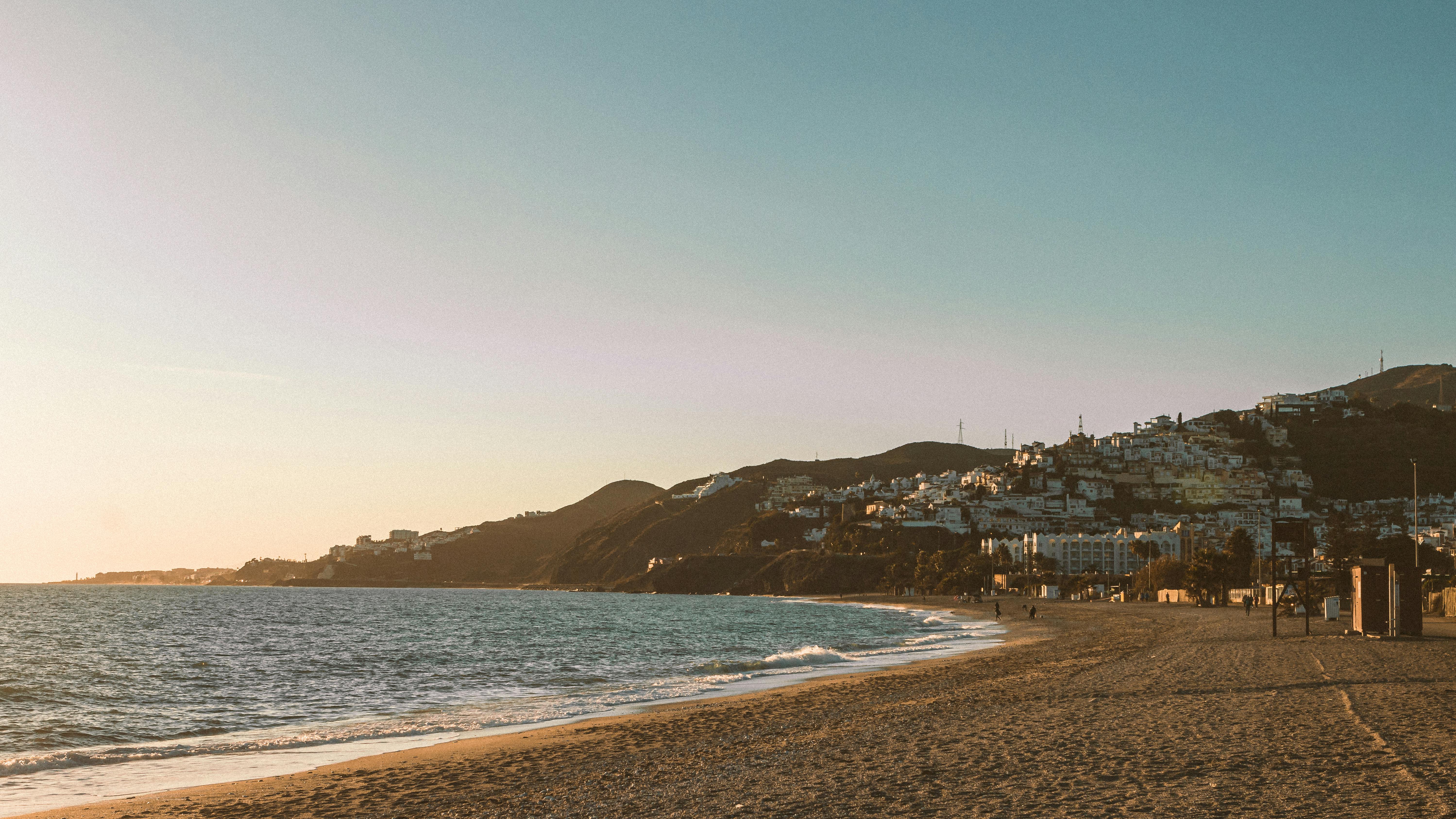 Mountains Near the Ocean · Free Stock Photo