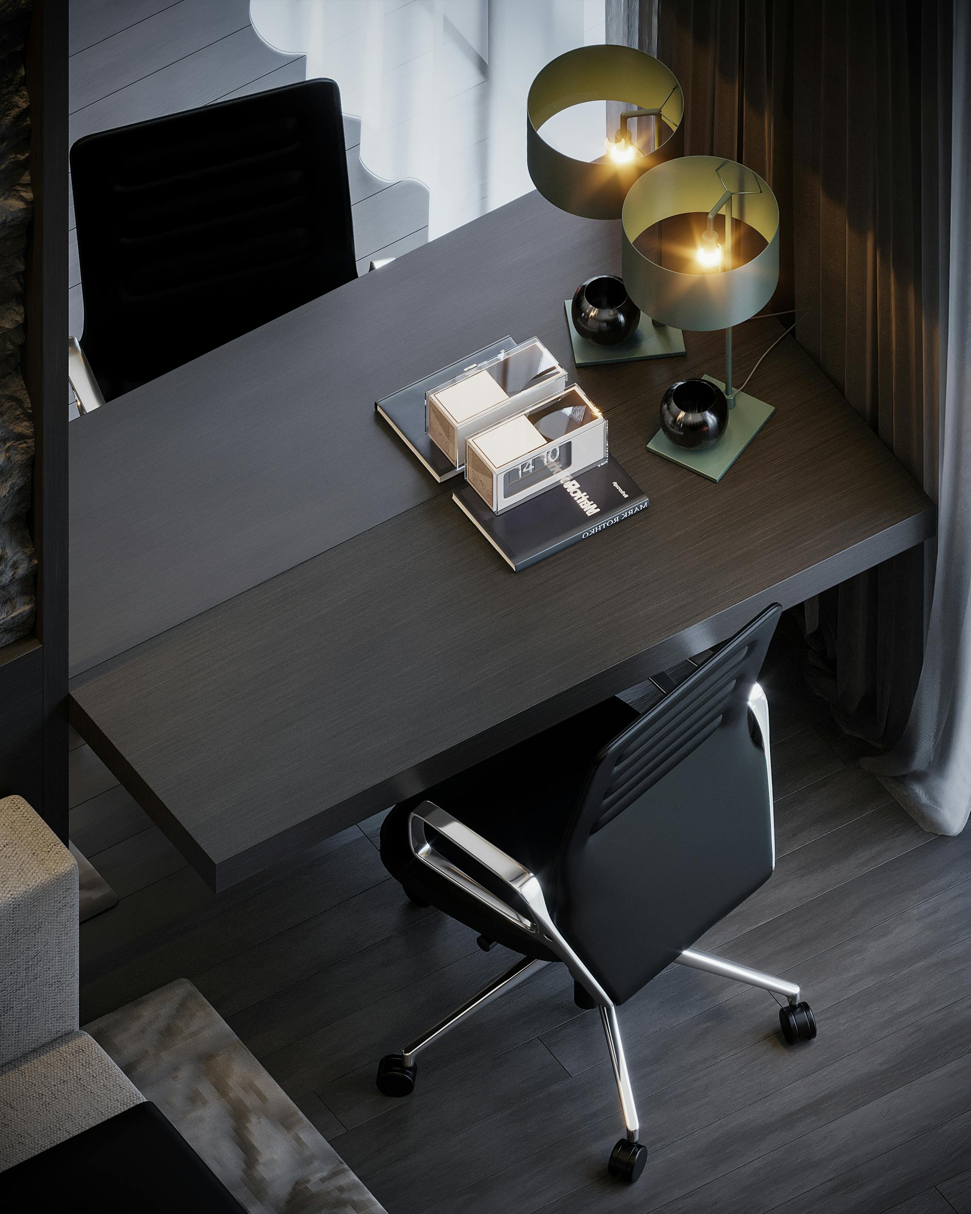 Chair by a Desk in a Modern Room · Free Stock Photo