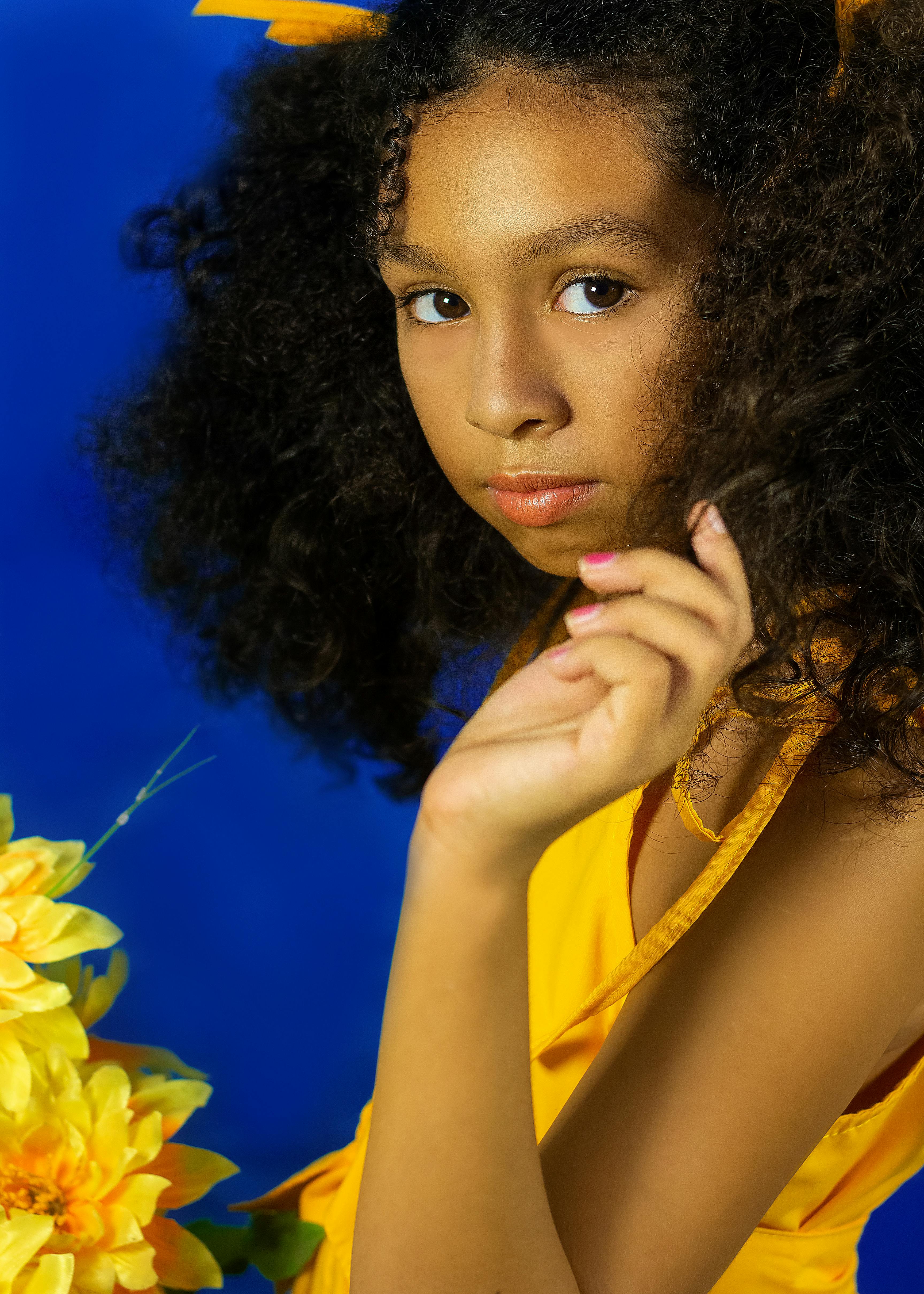 Girl in Yellow Top · Free Stock Photo