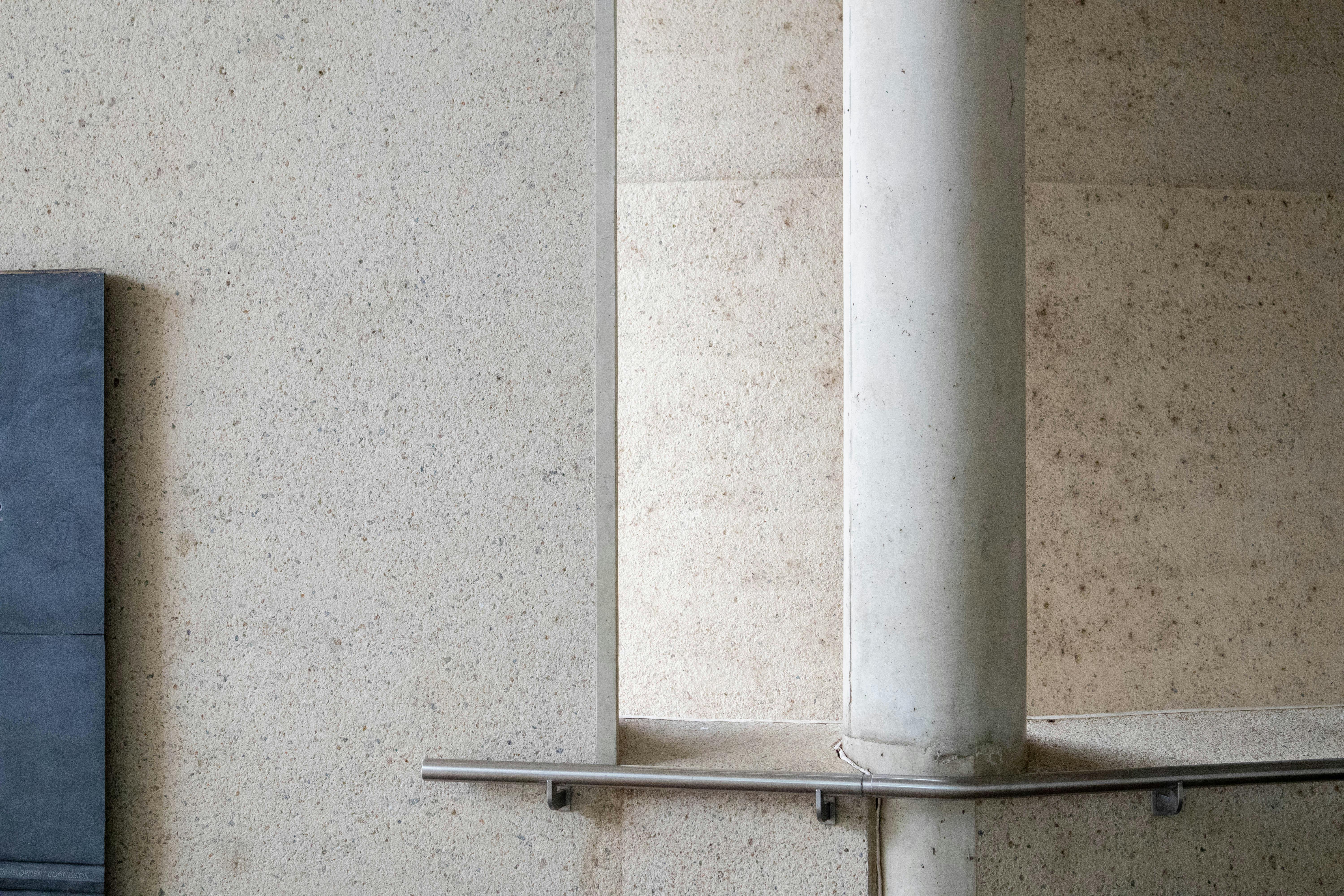 Black Lamp Hanging Concrete Wall · Free Stock Photo