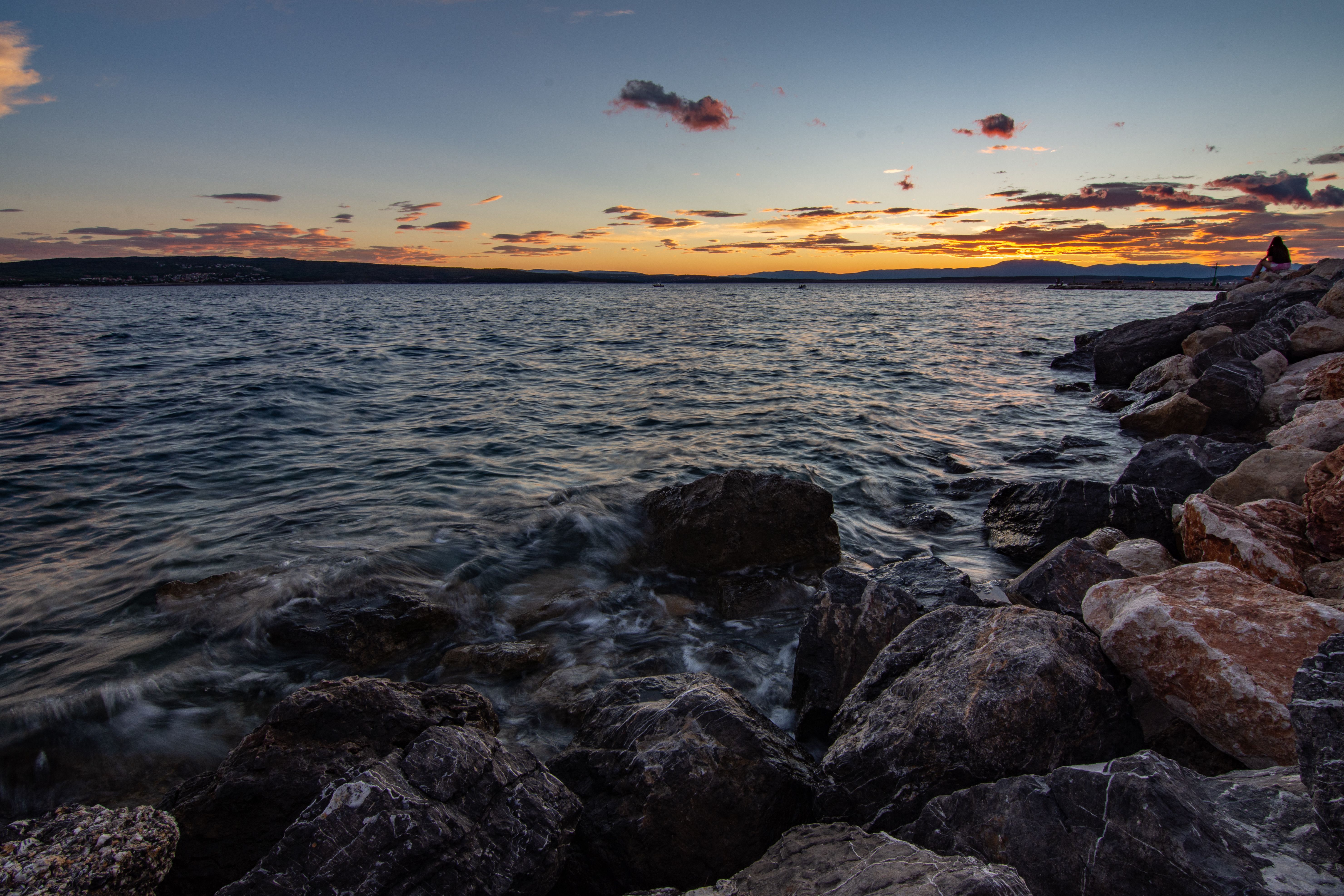 Ocean View During Sunset · Free Stock Photo