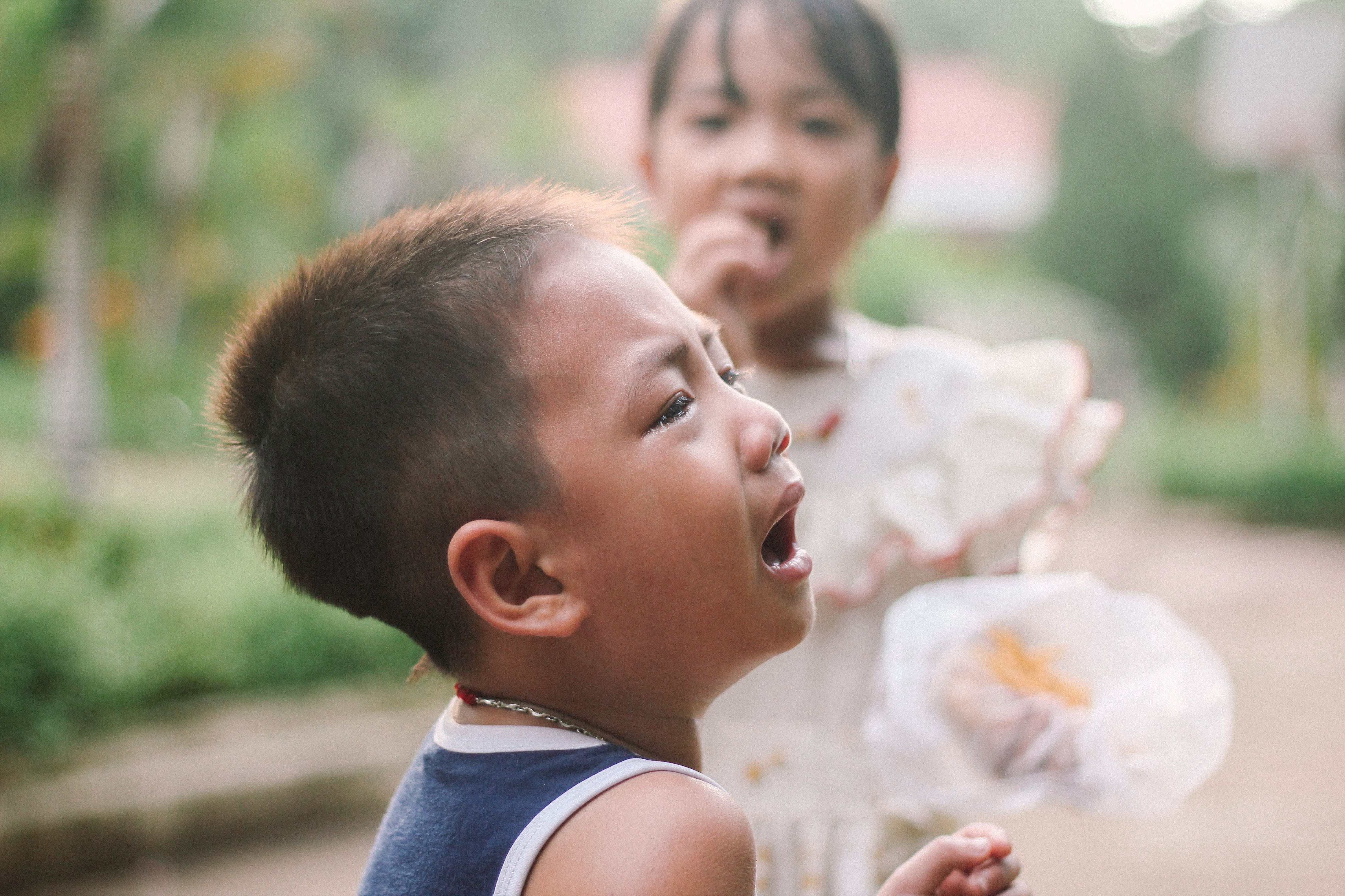 Boy Wiping his Tears · Free Stock Photo
