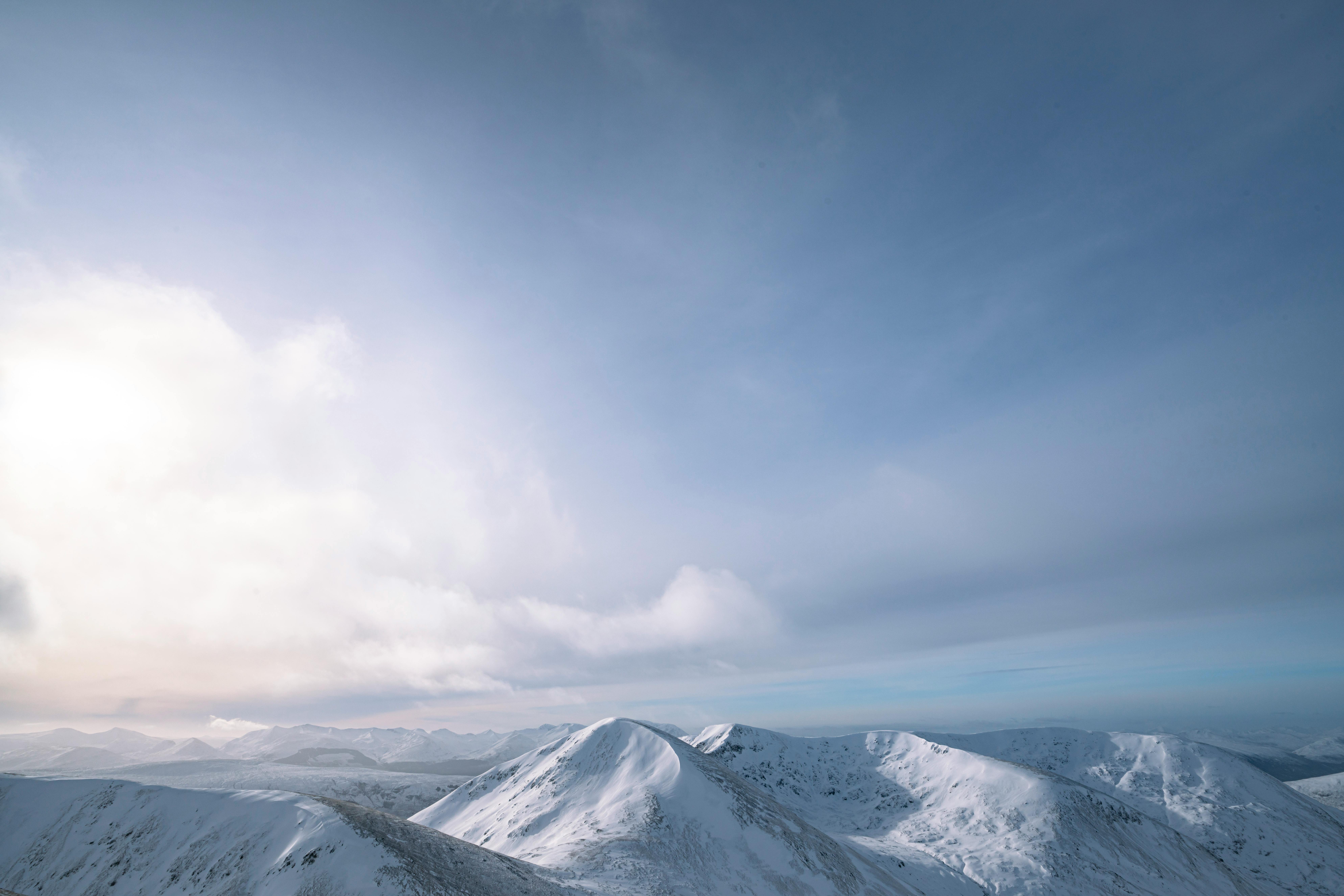 Snow Covered Mountains · Free Stock Photo