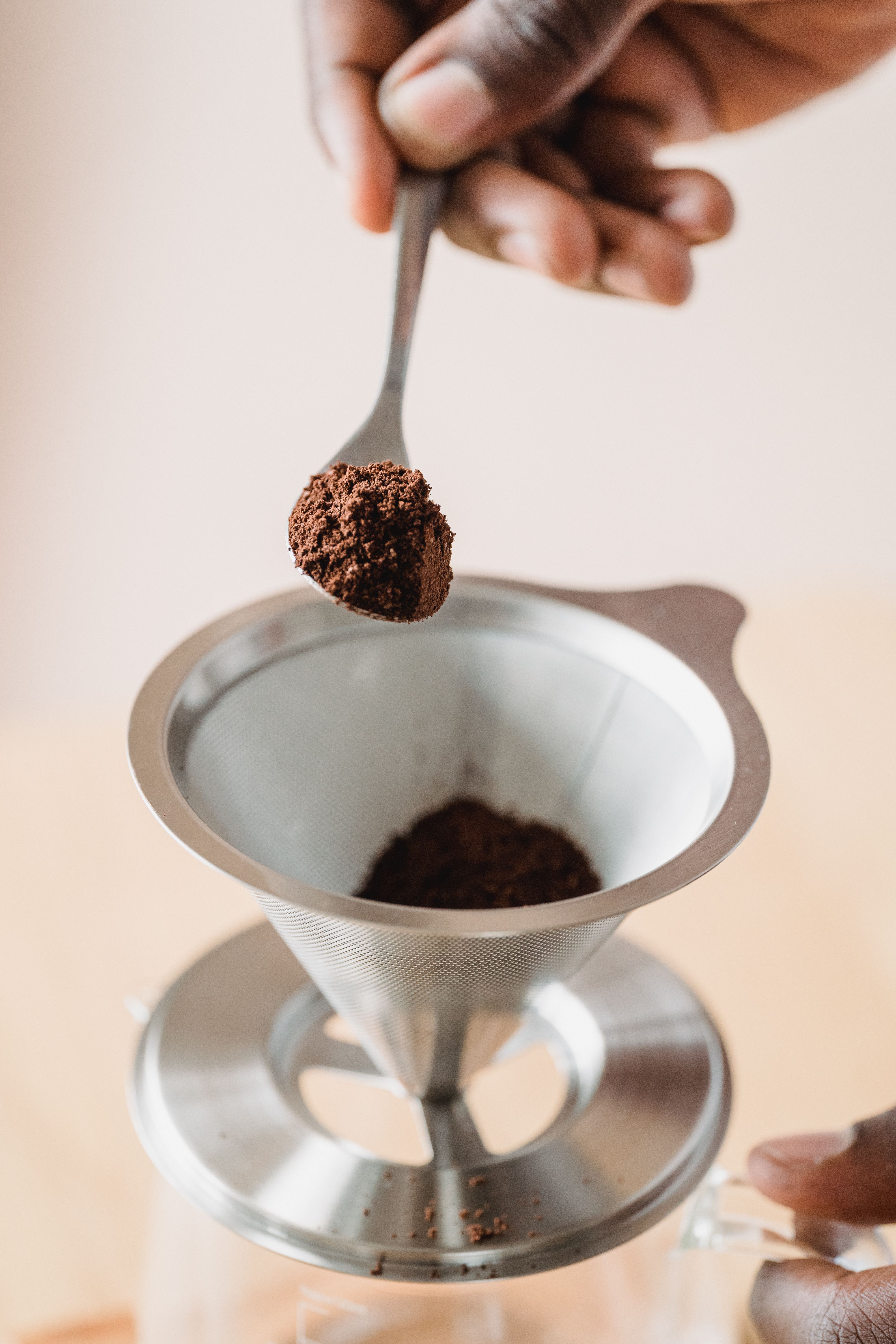 Sipping Coffee to Sieve · Free Stock Photo