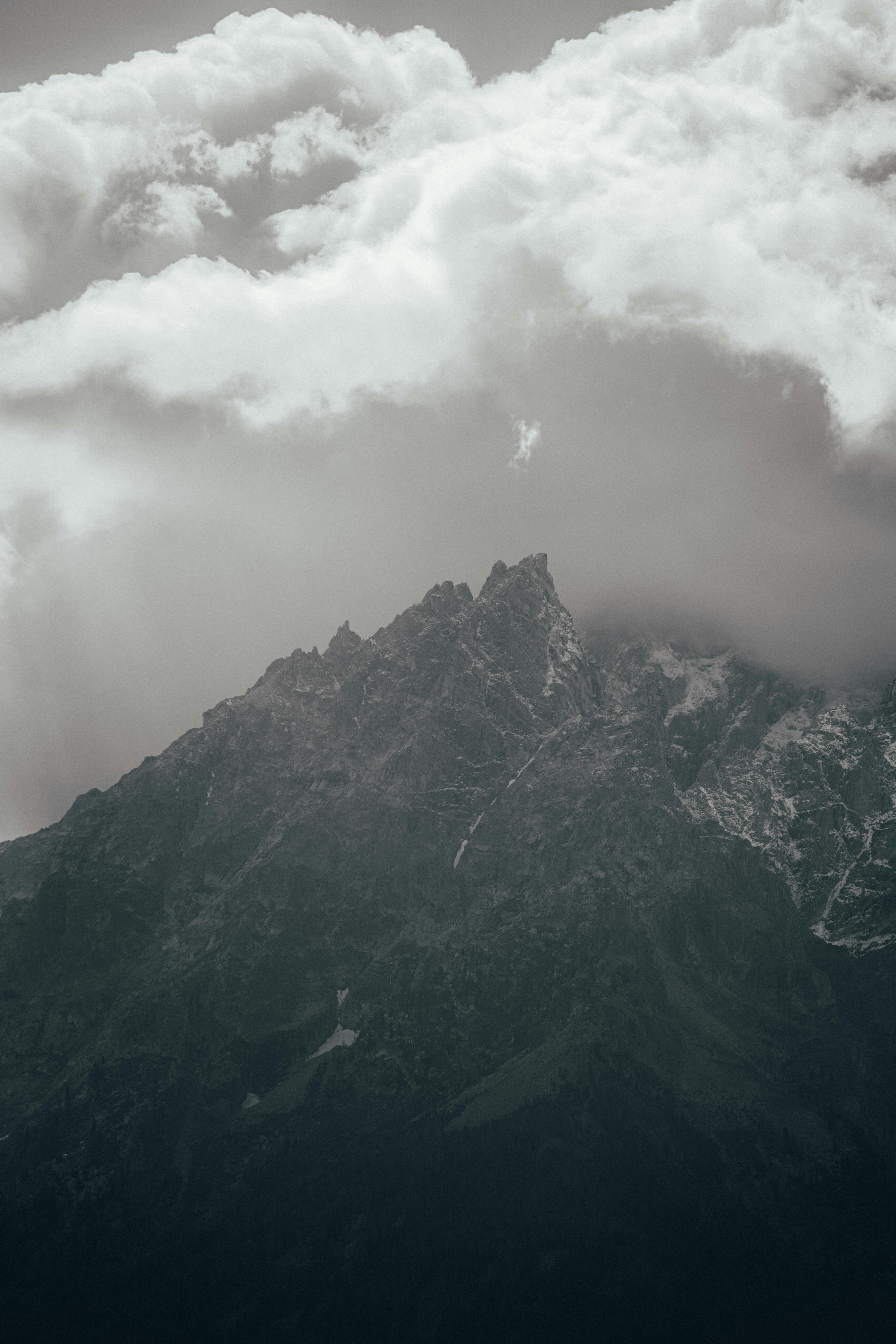 Clouds over Mountains · Free Stock Photo