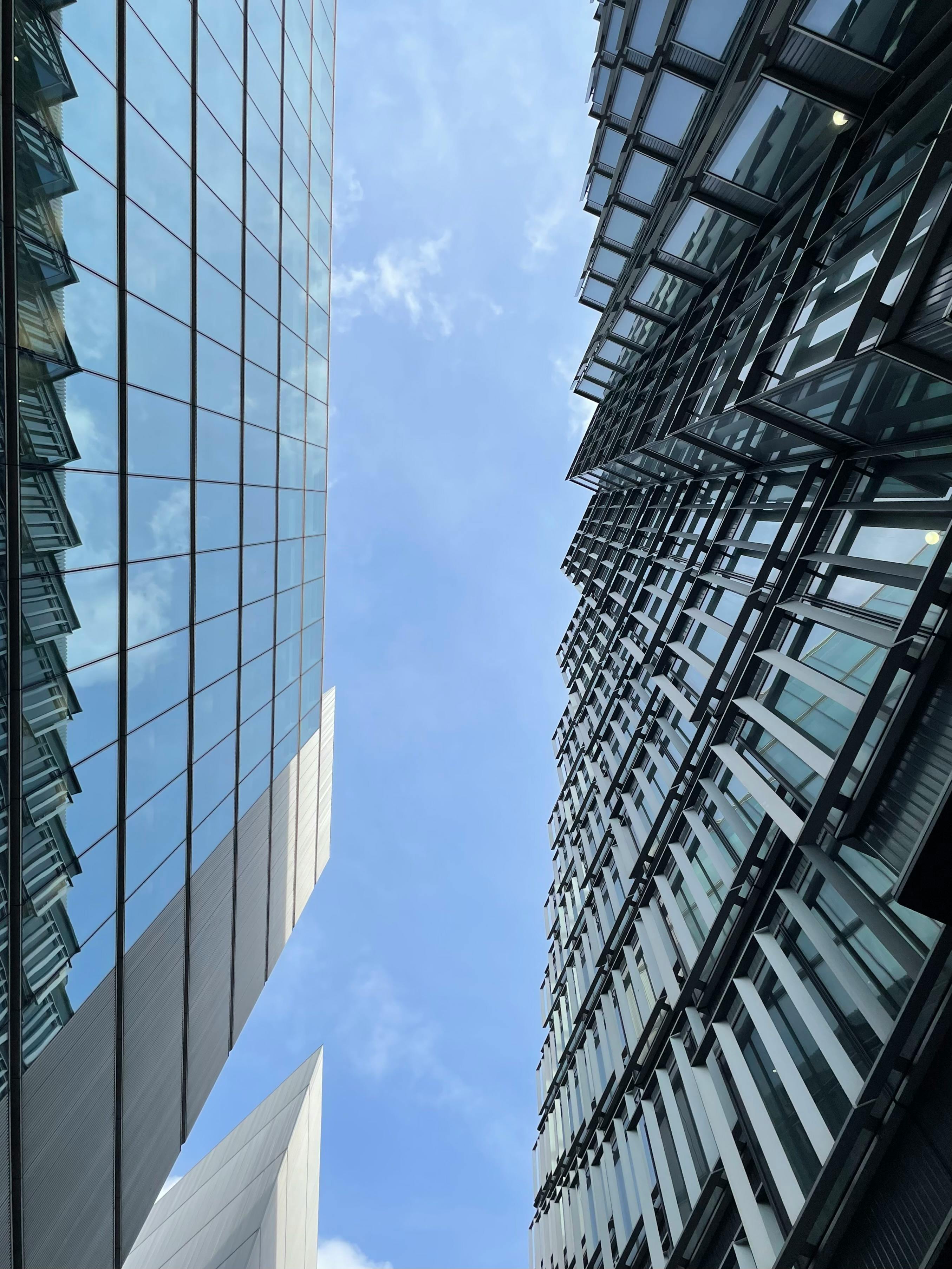 Low Angle Photography of High Rise Buildings · Free Stock Photo