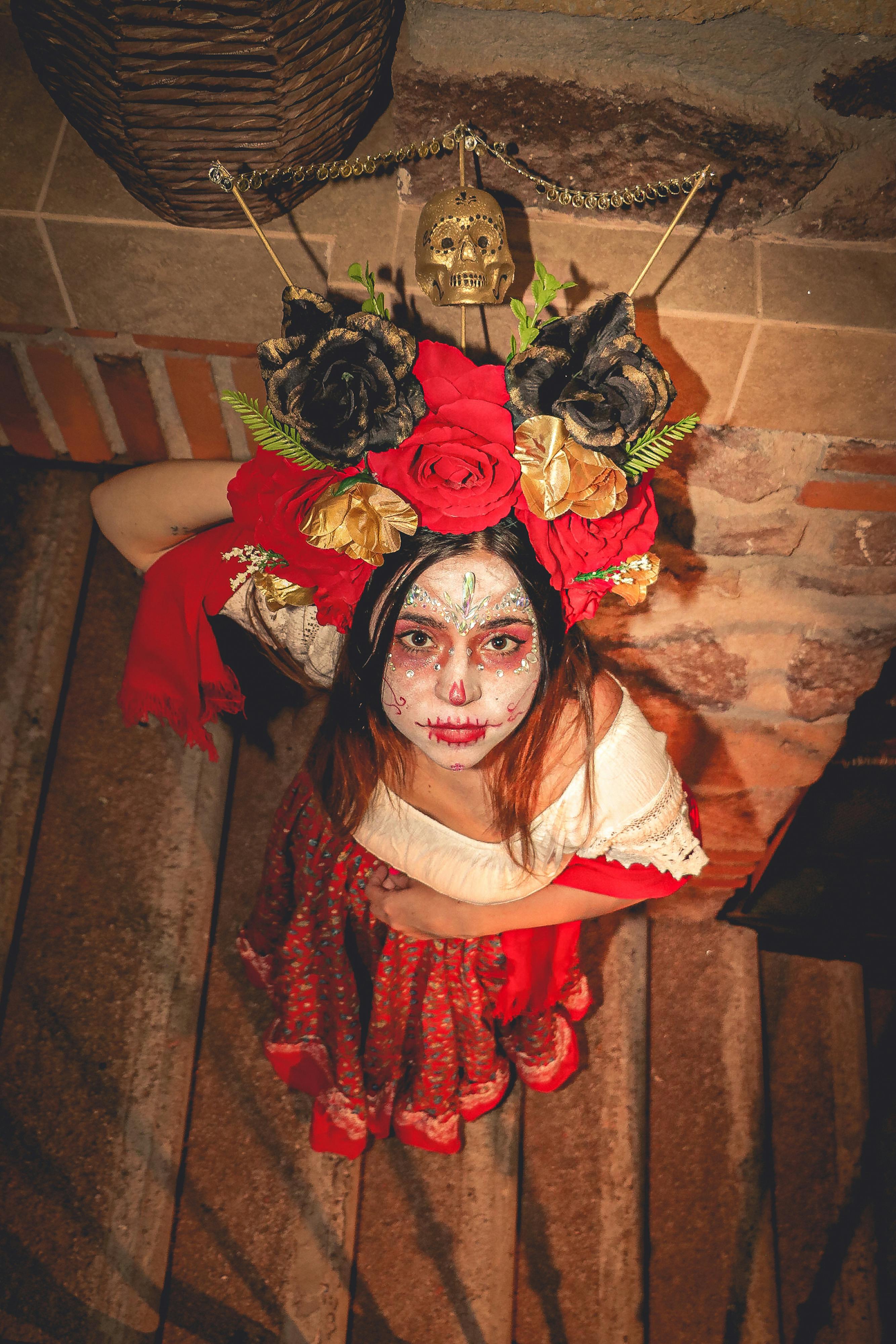 A Woman in Catrina Costume · Free Stock Photo