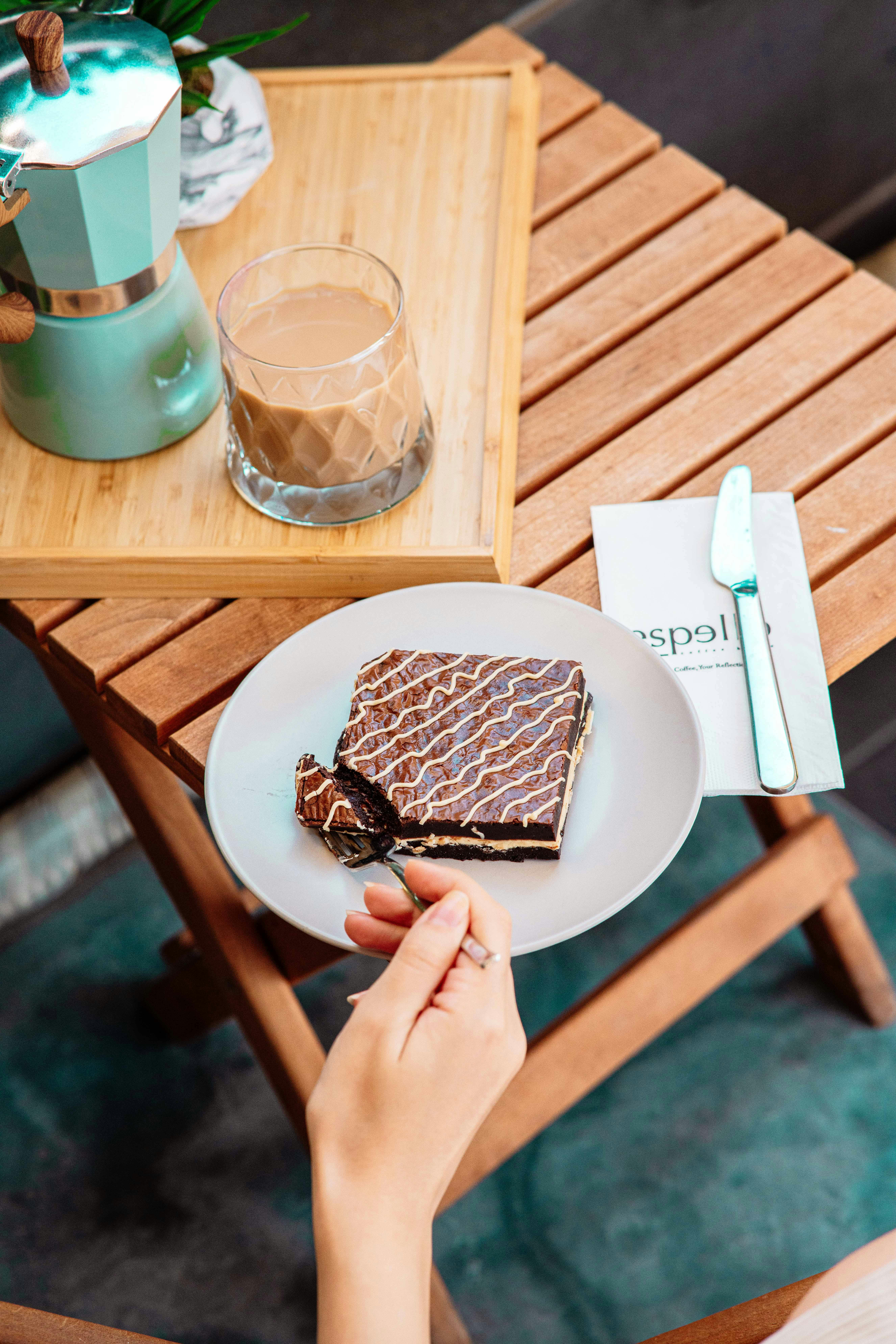 A Person Eating Cake · Free Stock Photo