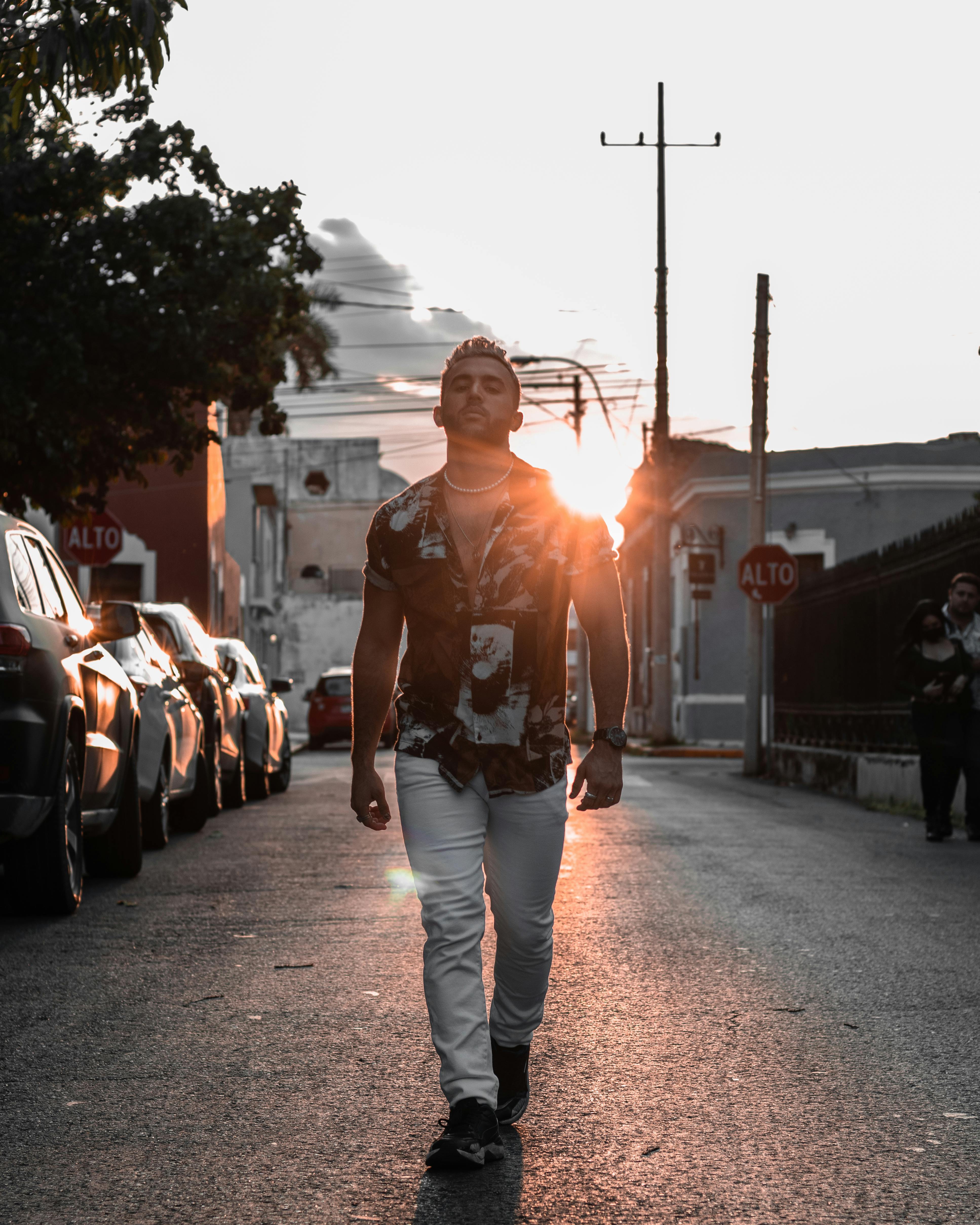 A Man Standing in the Middle of the Cave Surrounded with Water · Free ...