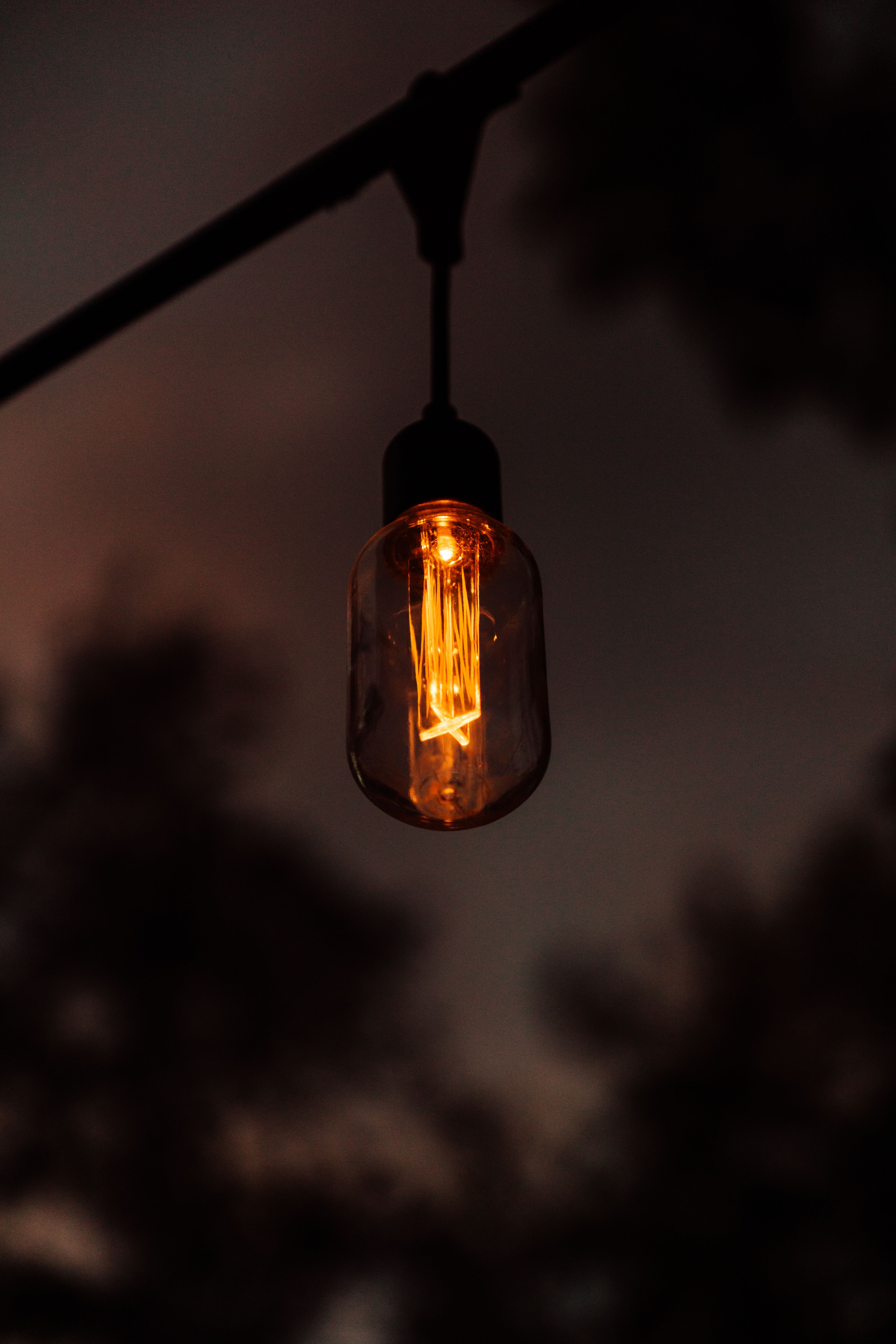 Close-Up Shot of a Light Bulb · Free Stock Photo