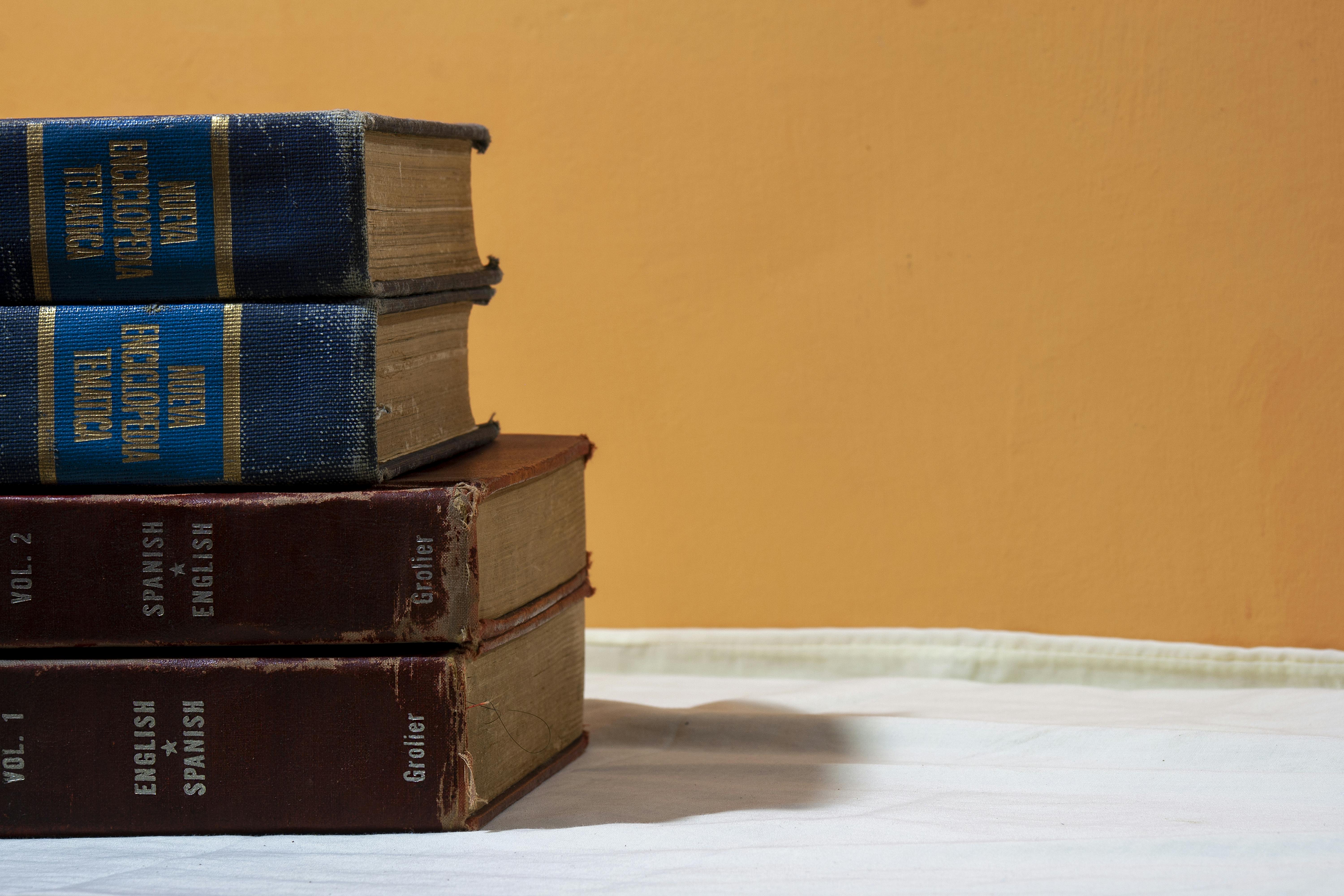 A Stack of Books · Free Stock Photo