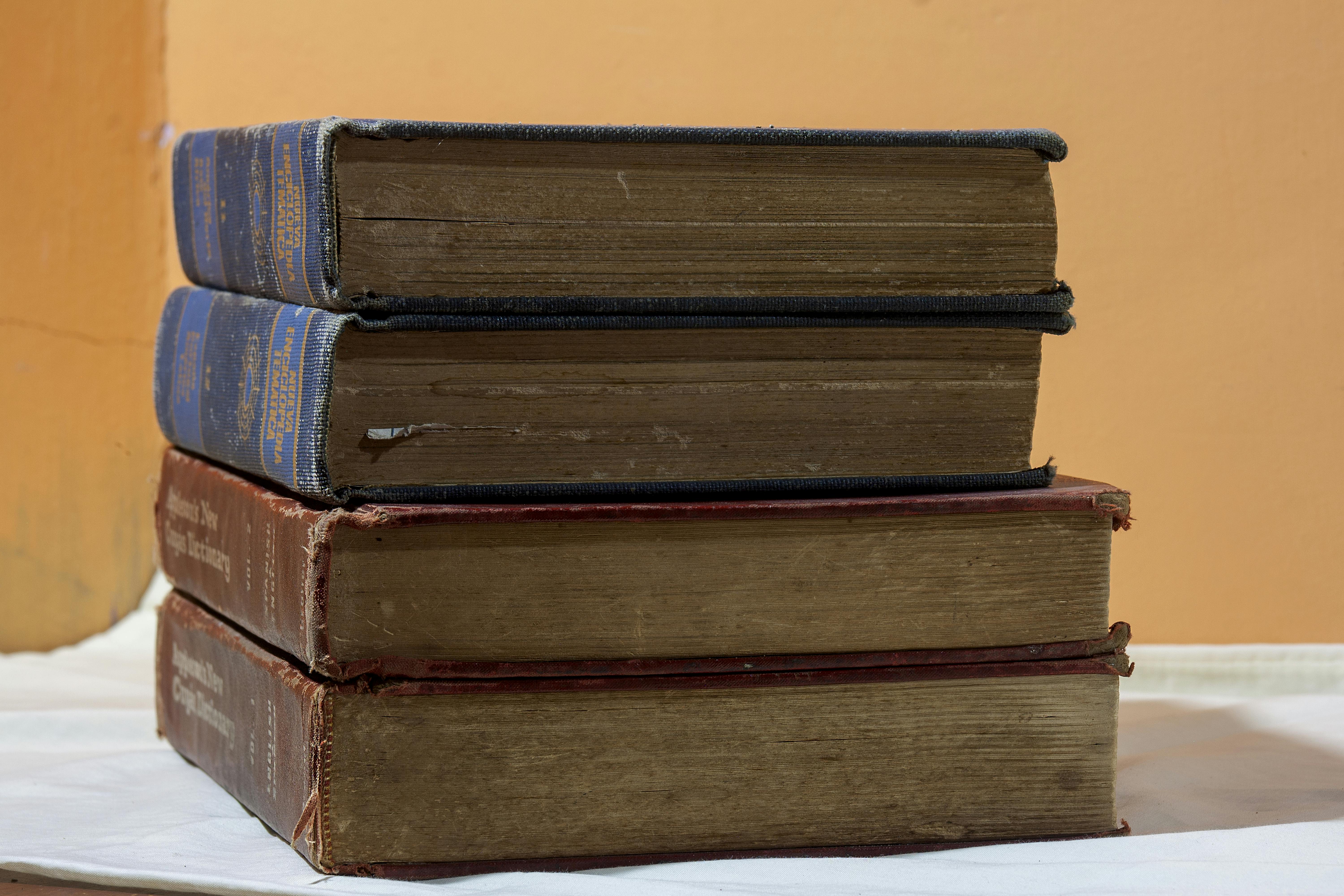 Close-Up Shot of Books · Free Stock Photo