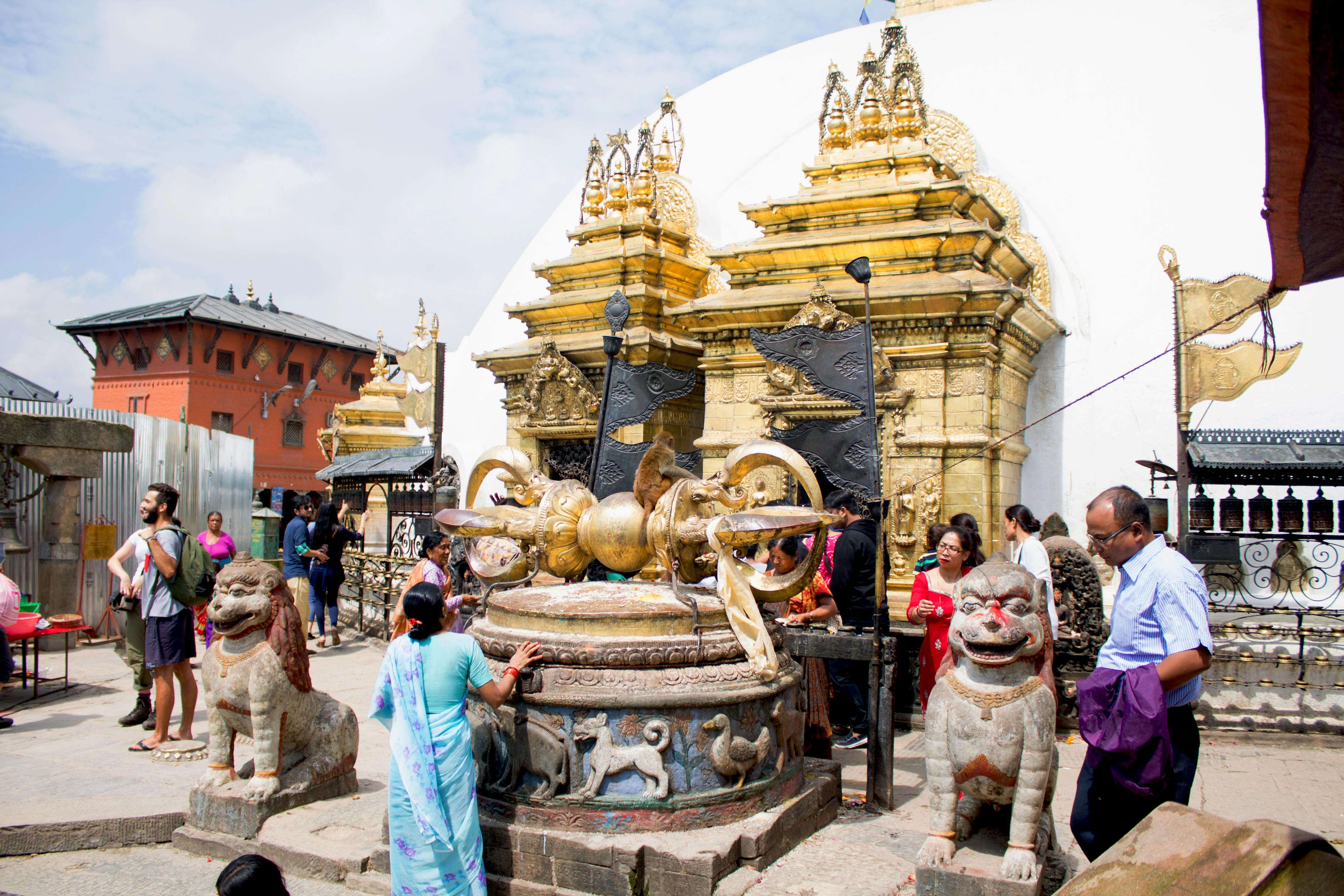 Free stock photo of Buddha Stupa, Swyambhu Nath, worship