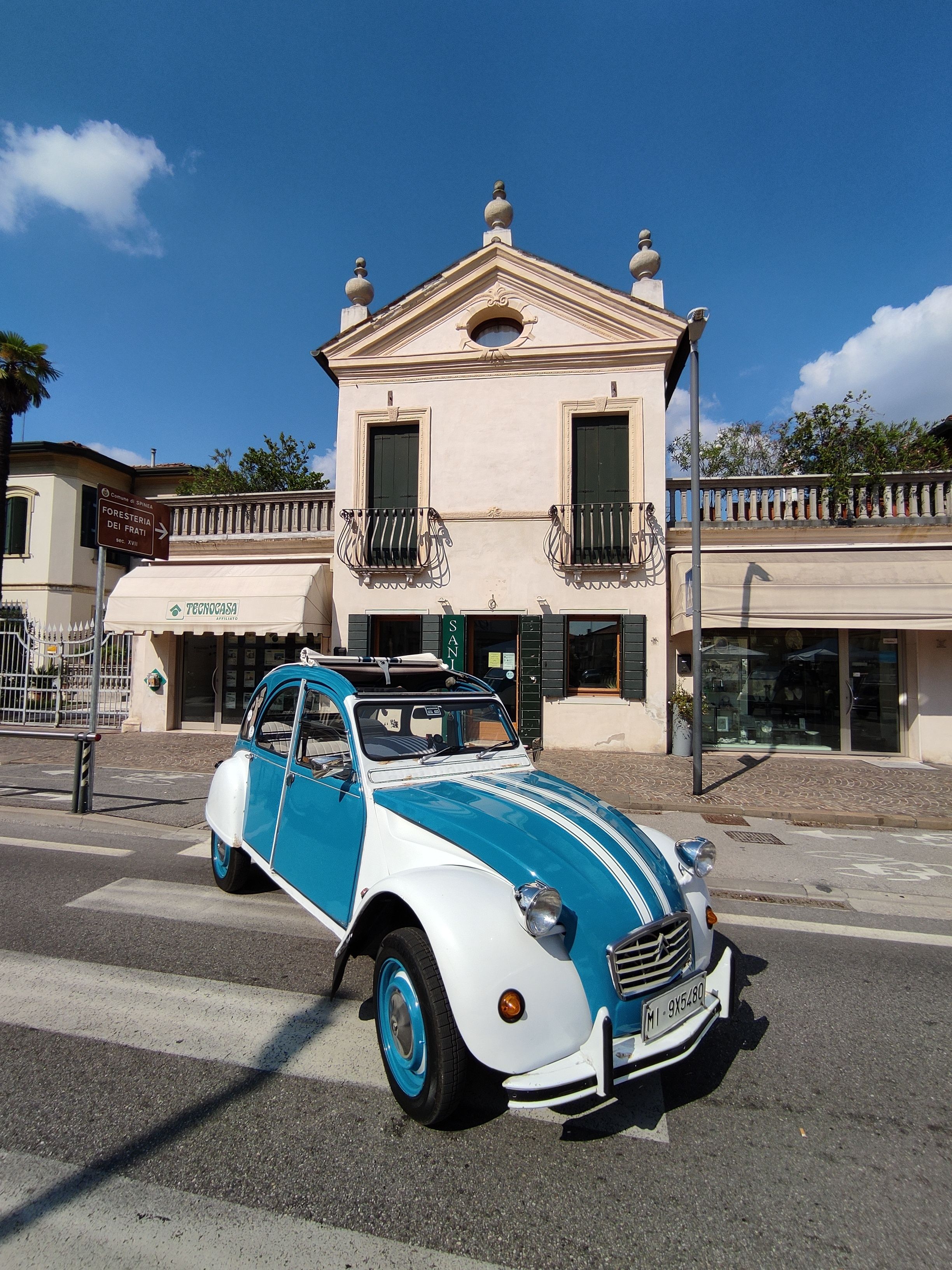 Retro Car on City Street · Free Stock Photo