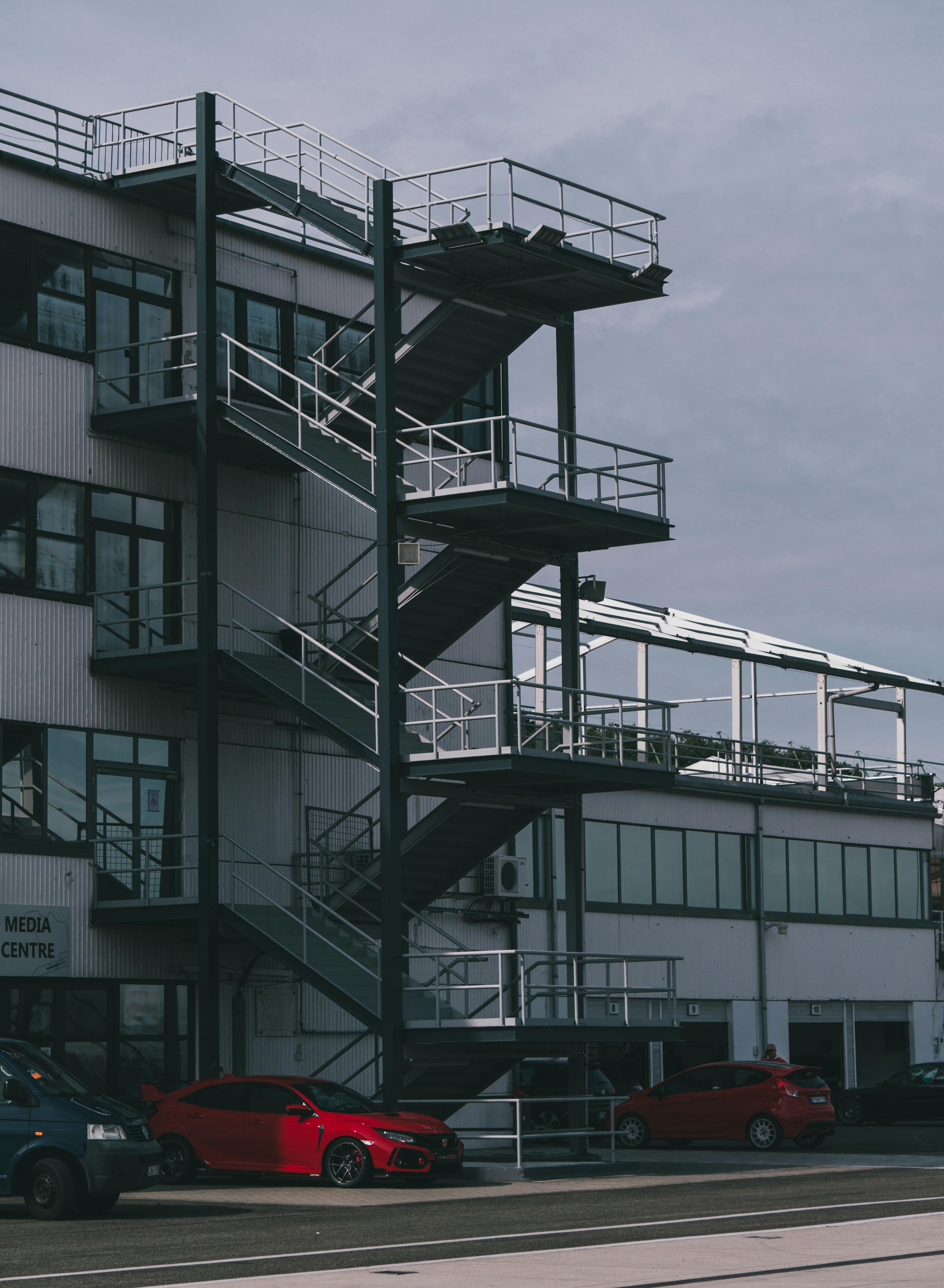Steel Stairs Outdoors · Free Stock Photo