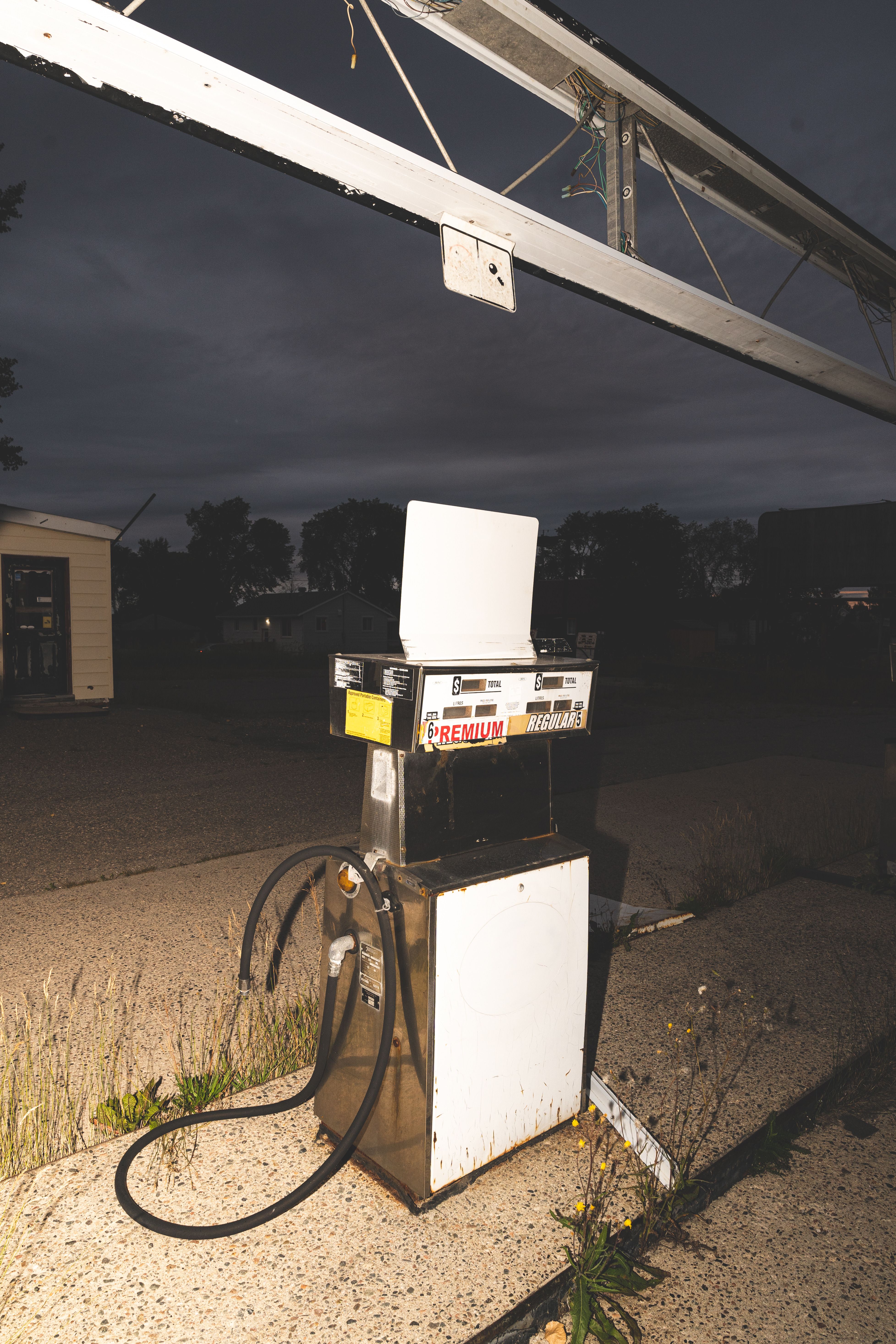 White and Black Gas Pump · Free Stock Photo