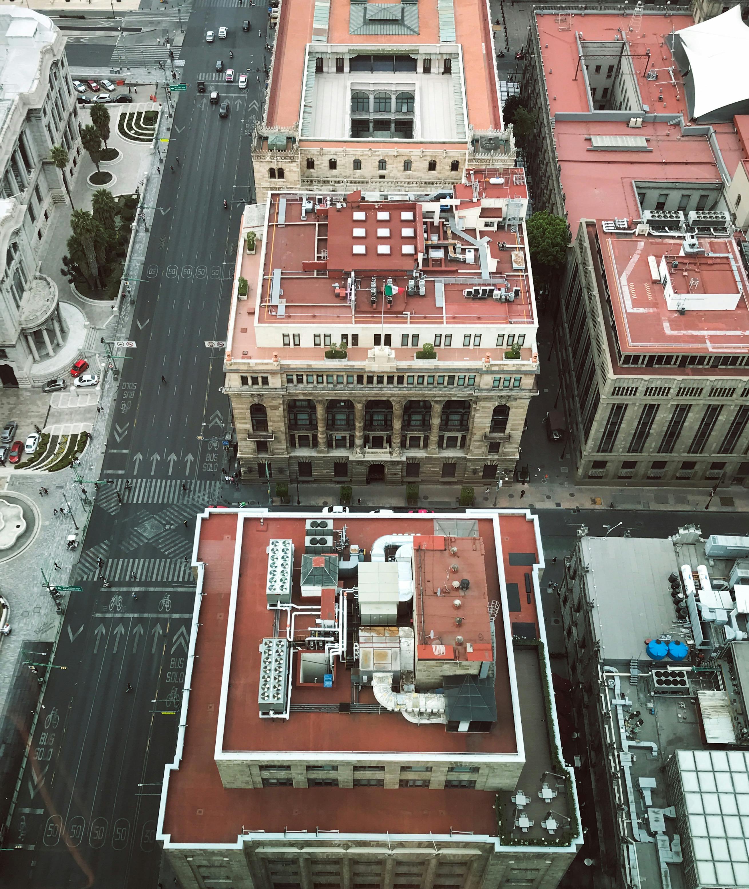 Bird's Eye View of Rooftops · Free Stock Photo