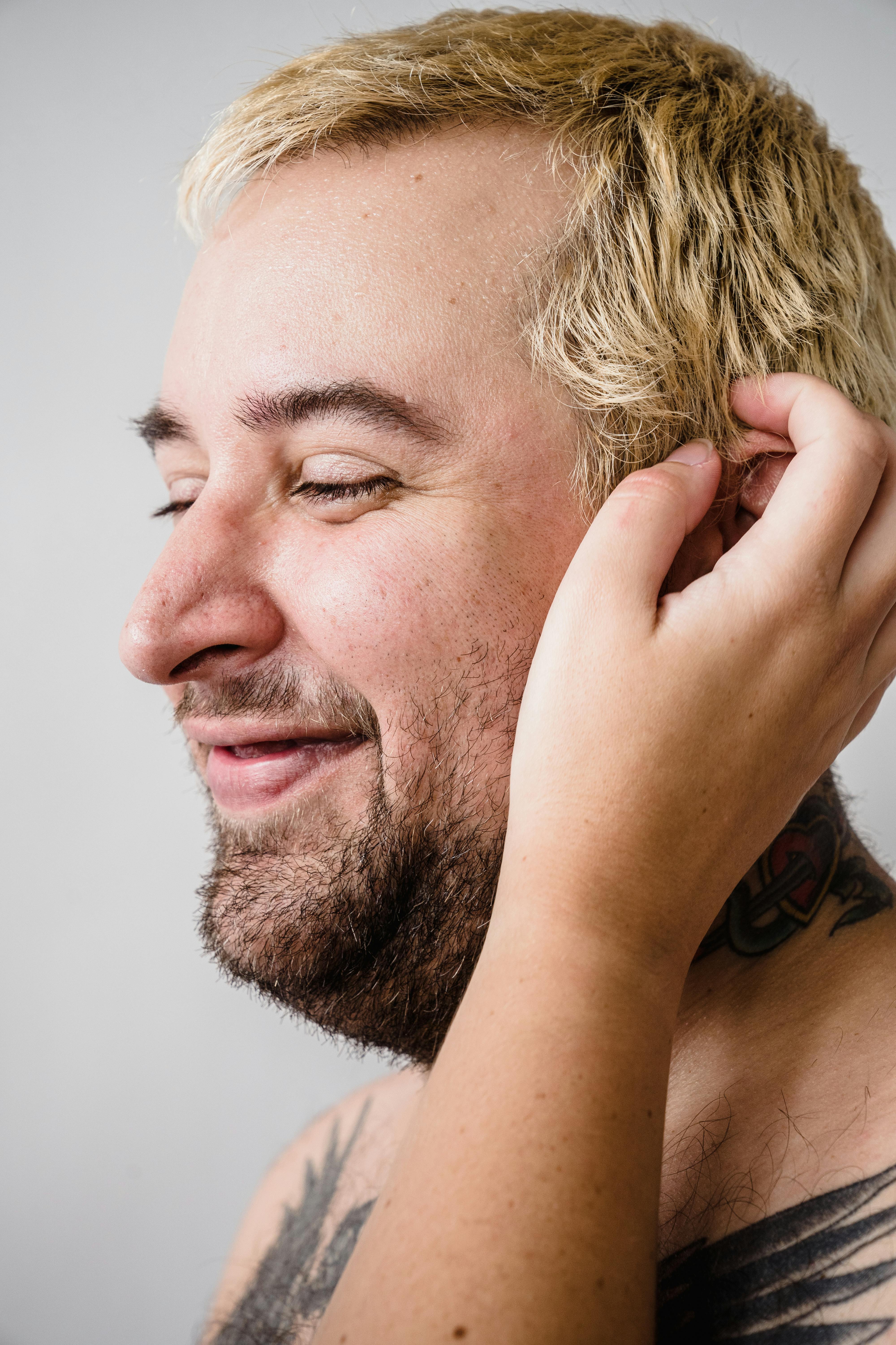 Woman Hand Touching Man Face · Free Stock Photo