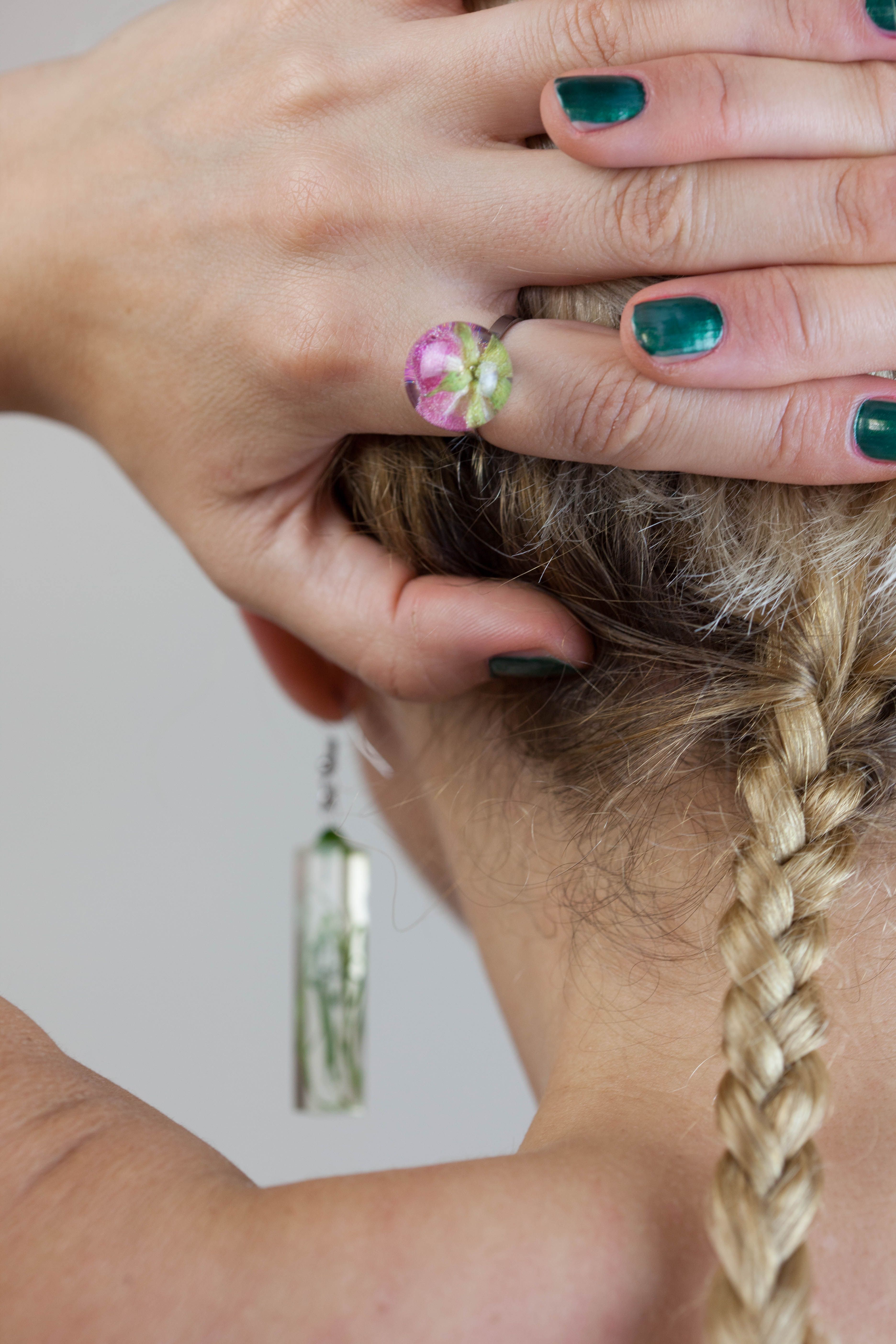 Woman With Both Hands at the Back of Her Head · Free Stock Photo